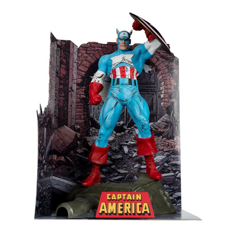 McFarlane Toys Marvel: The Amazing Spider-Man Issue 323 with Captain ...
