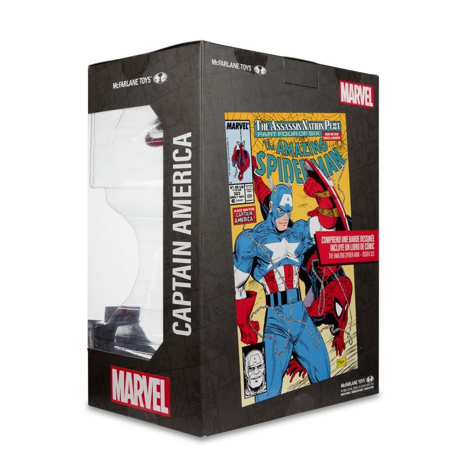 McFarlane Toys Marvel: The Amazing Spider-Man Issue 323 with Captain ...
