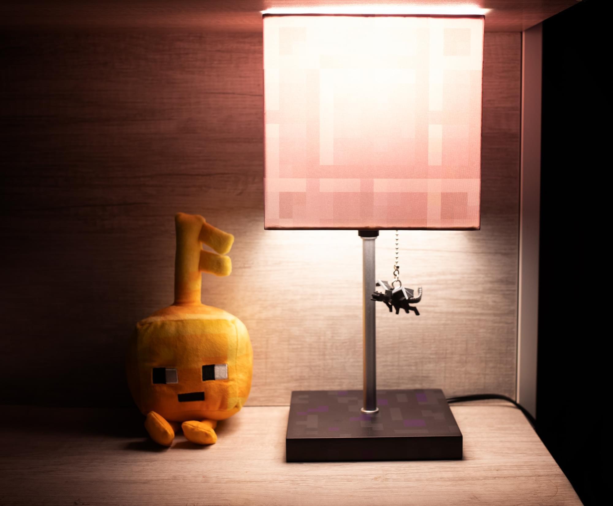 Toynk Minecraft Nether Portal Desk Lamp with Ender Dragon Pull ...