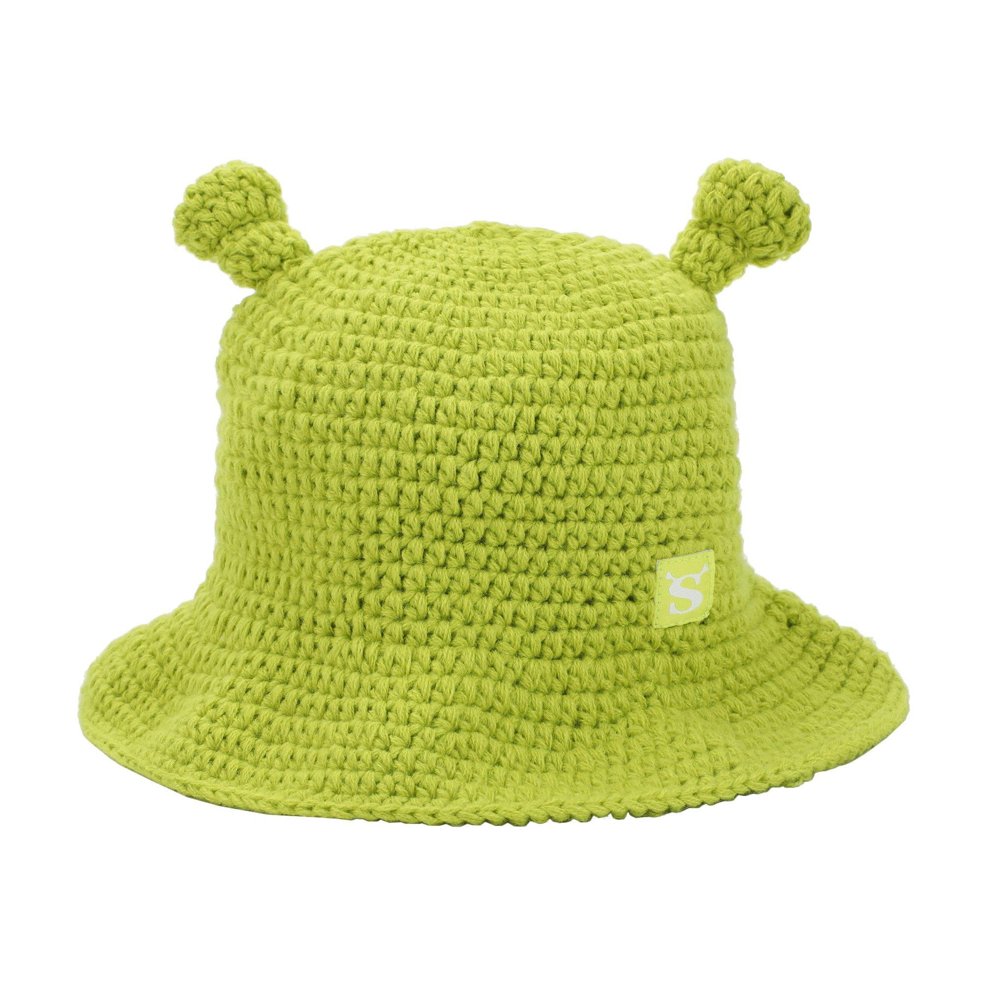 Shrek Cosplay Crochet Bucket Hat with 3D Ears | GameStop