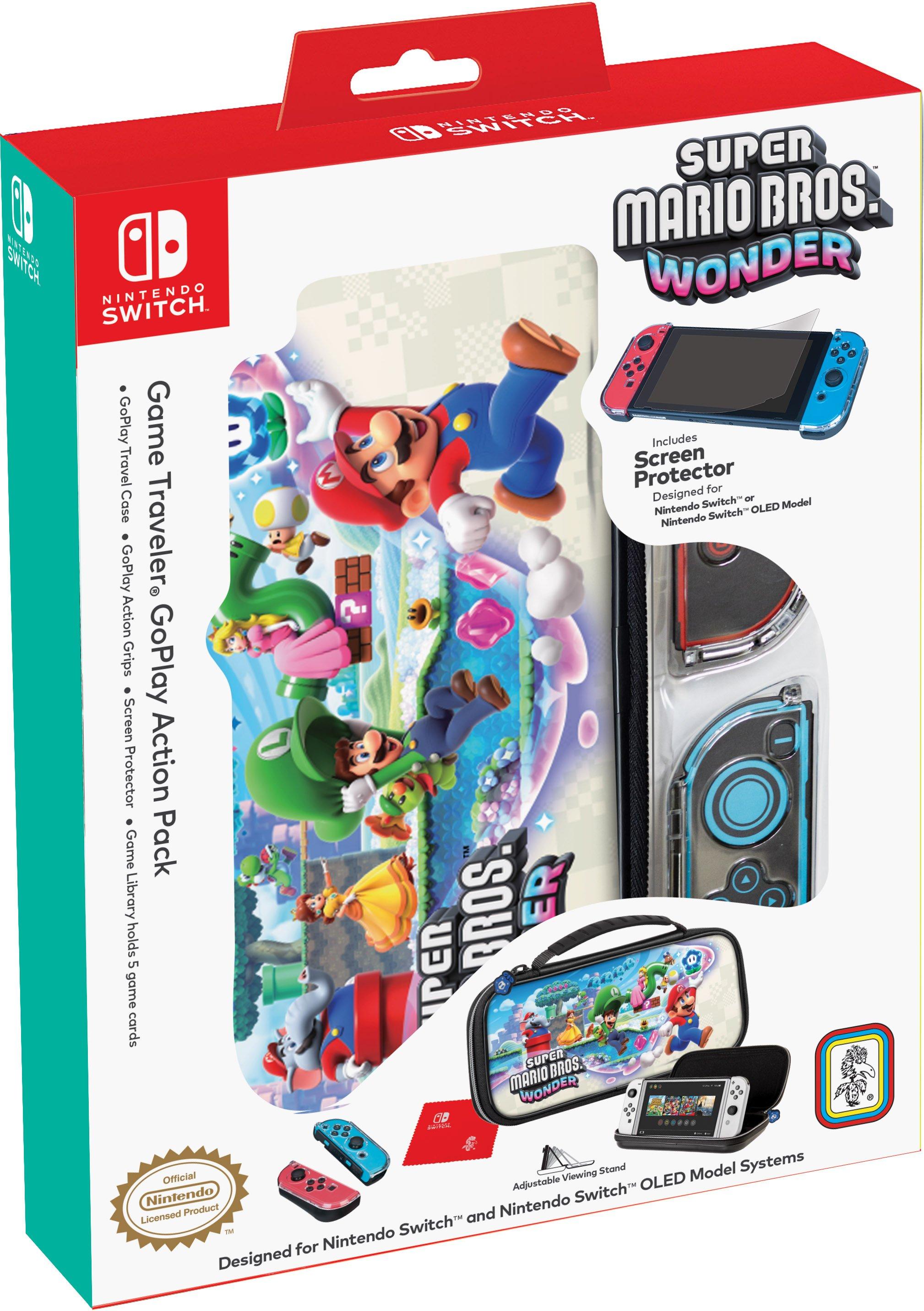 RDS Industries Nintendo Switch Game Traveler GoPlay Action Pack Super Mario Bros
