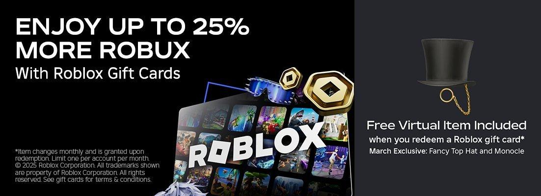 Roblox Gift Cards, Games, Merchandise & Play Online | GameStop