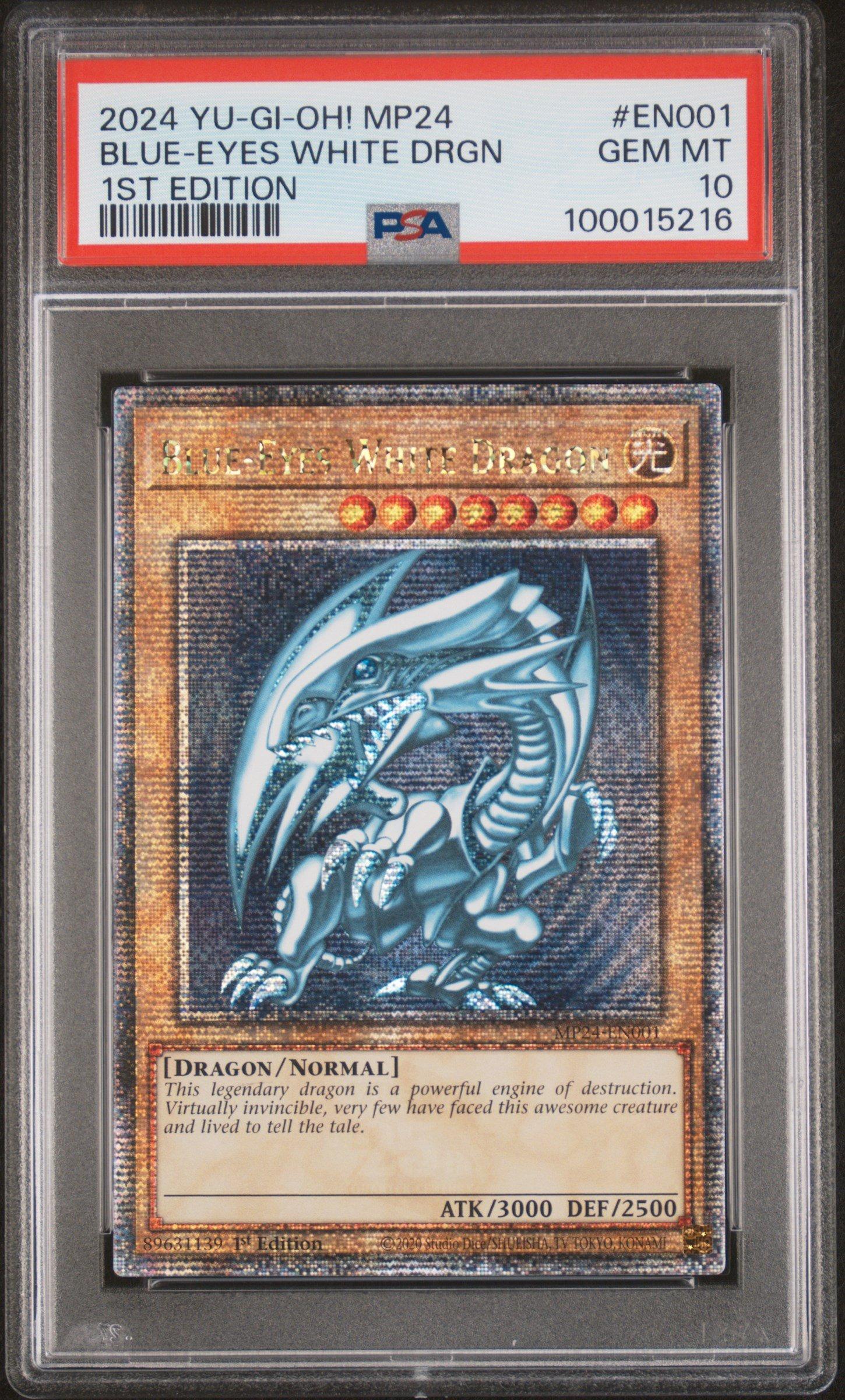 2024 Yu-gi-oh! Mp24-25th Anniversary Tin: Dueling Mirrors En001 Blue-eyes White Dragon 1st ...