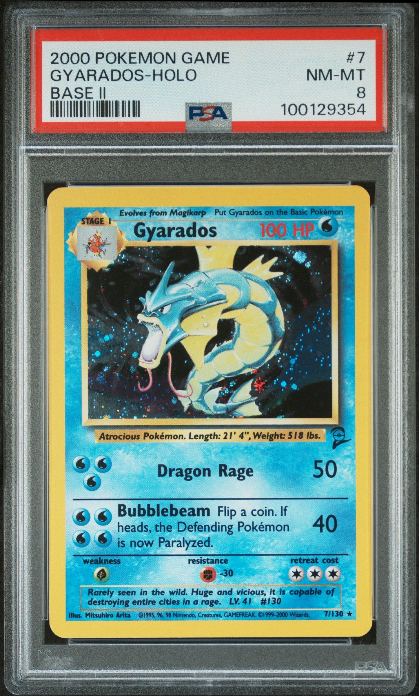 2000 Pokemon Game Base Ii 7 Gyarados-holo PSA 8 | GameStop