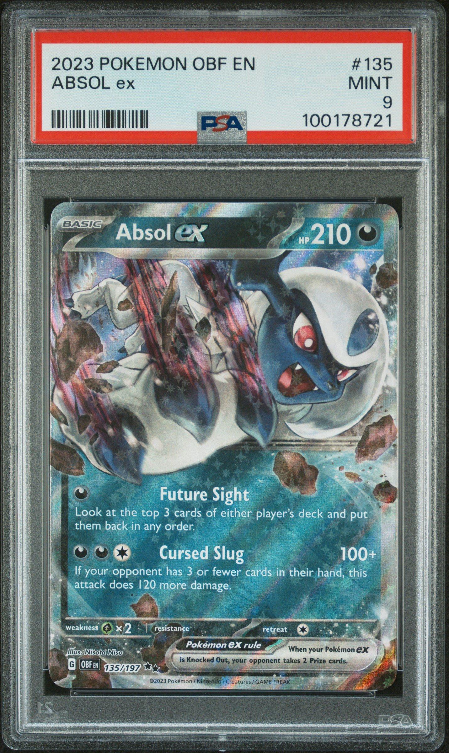 2023 Pokemon Obf En-obsidian Flames 135 Absol Ex PSA 9 | GameStop