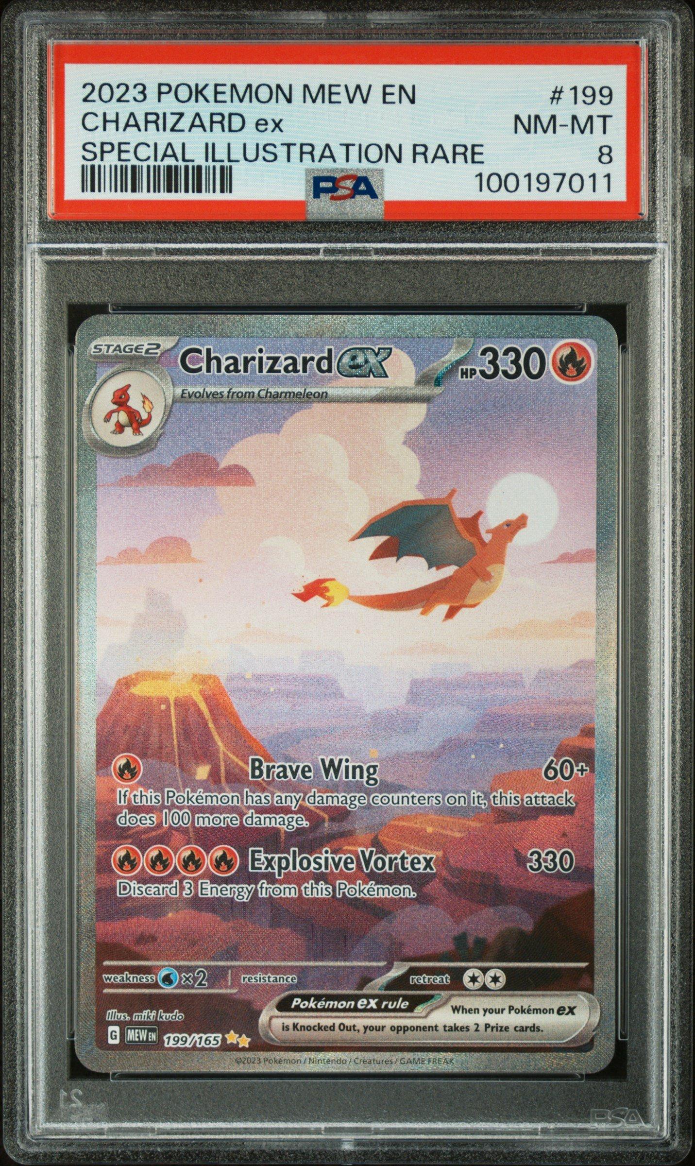 2023 Pokemon Mew En-151 199 Charizard Ex Special Illustration Rare PSA ...