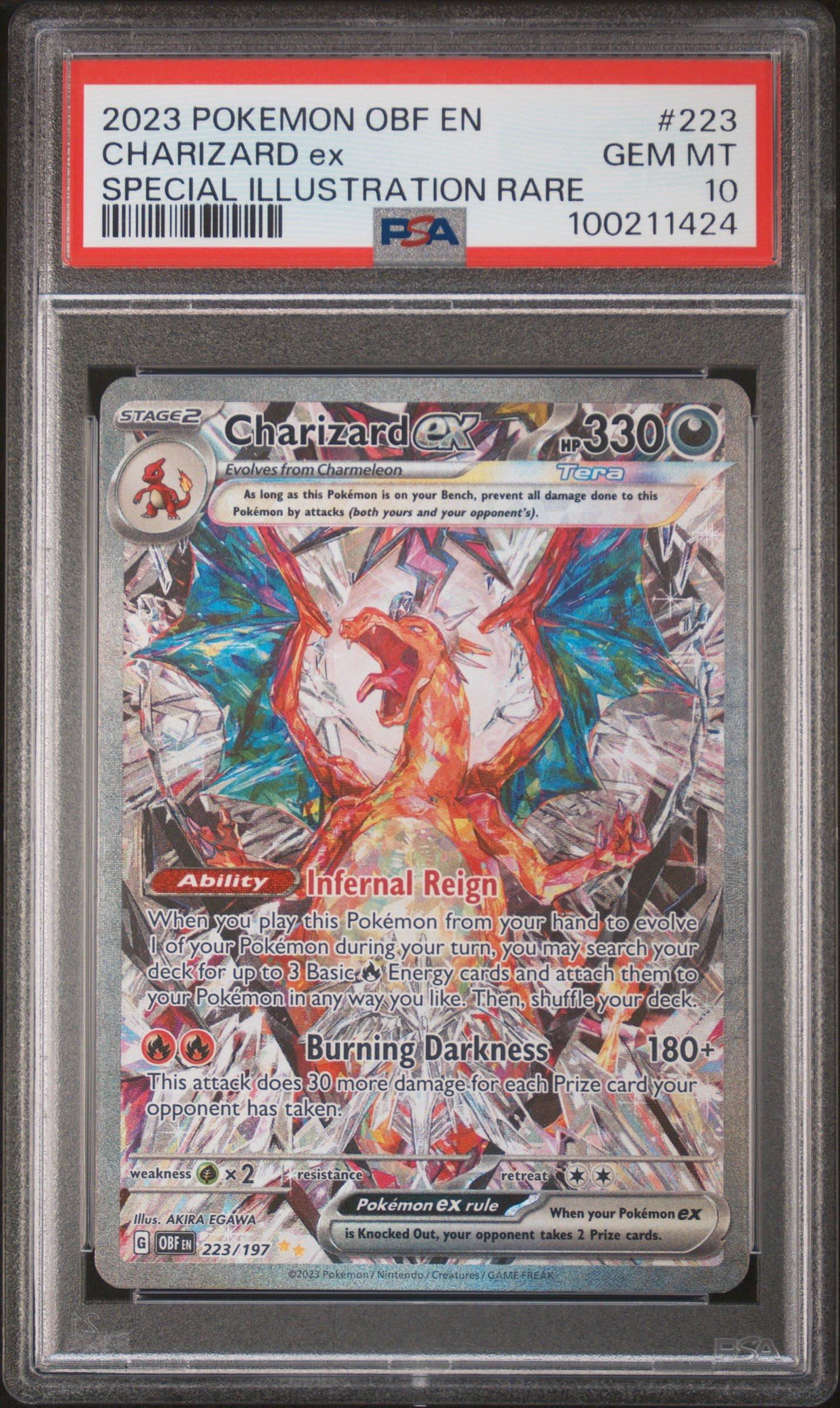 2023 Pokemon Obf En-obsidian Flames 223 Charizard Ex Special ...