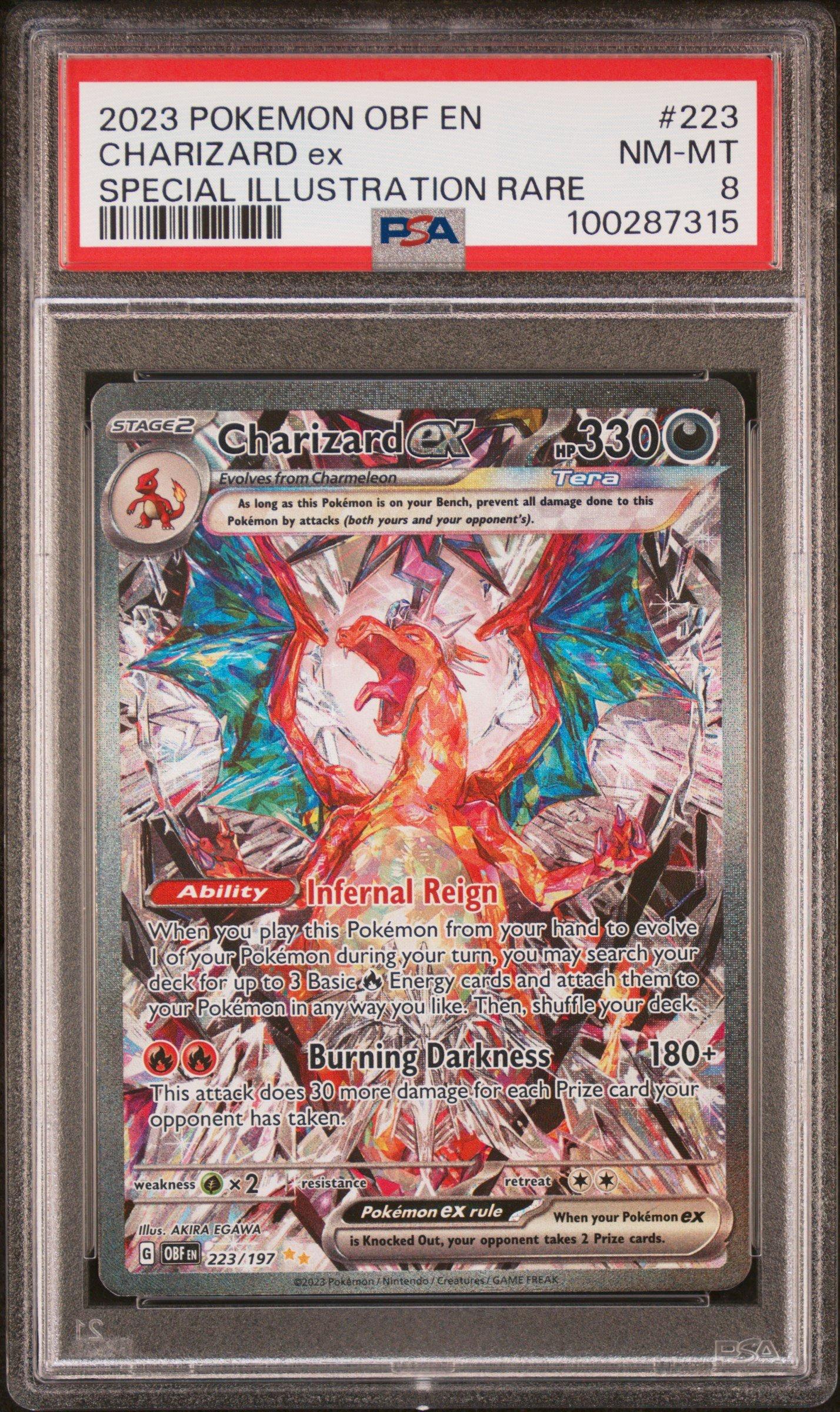 2023 Pokemon Obf En-obsidian Flames 223 Charizard Ex Special ...