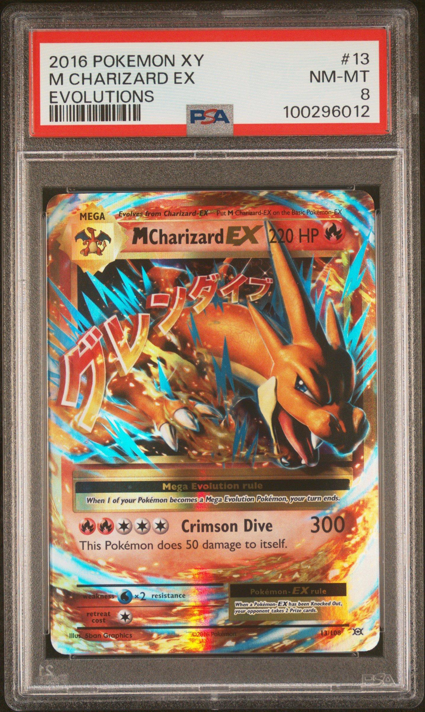 2016 Pokemon Xy Evolutions 13 M Charizard Ex PSA 8 | GameStop