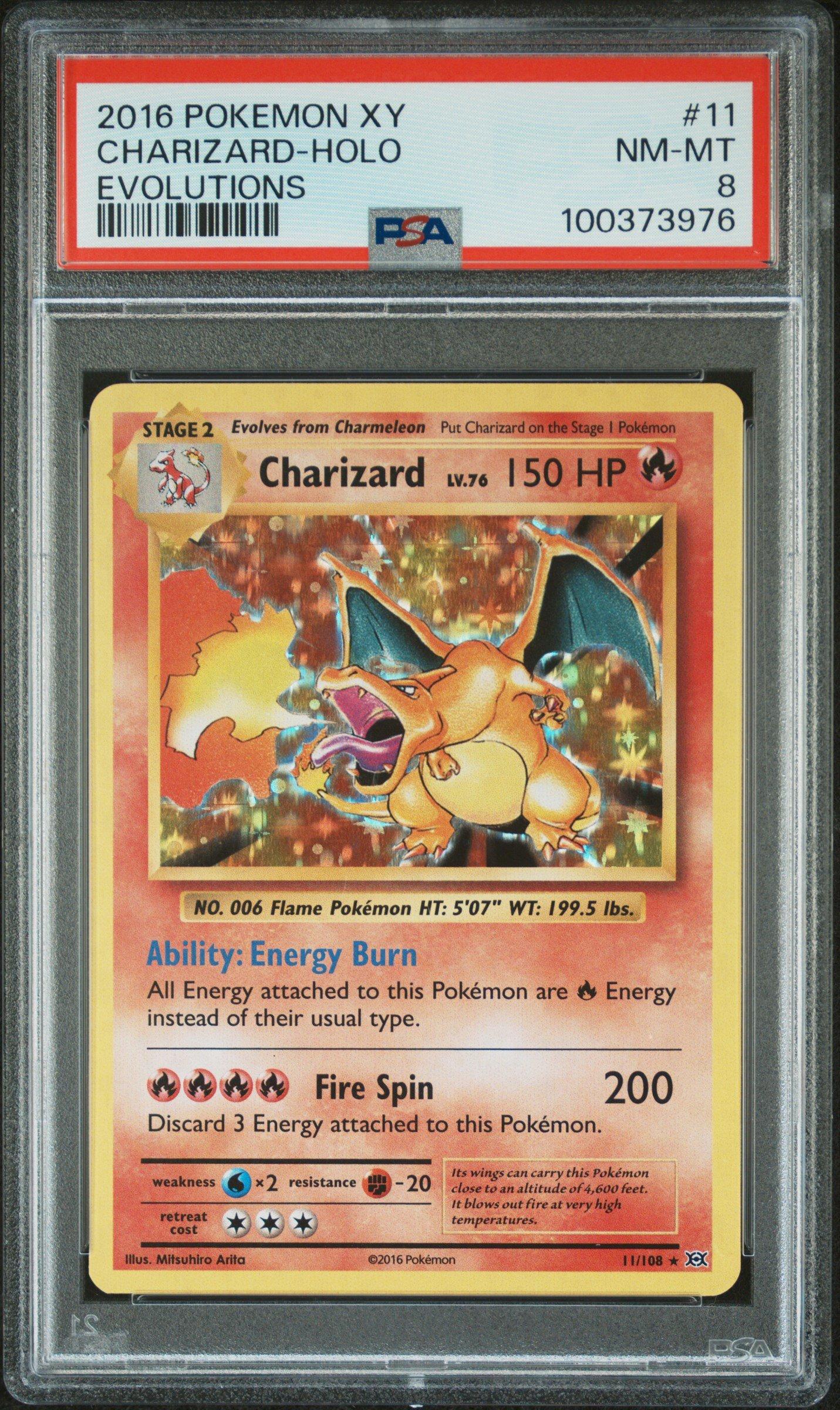 2016 Pokemon Xy Evolutions 11 Charizard-holo PSA 8 | GameStop