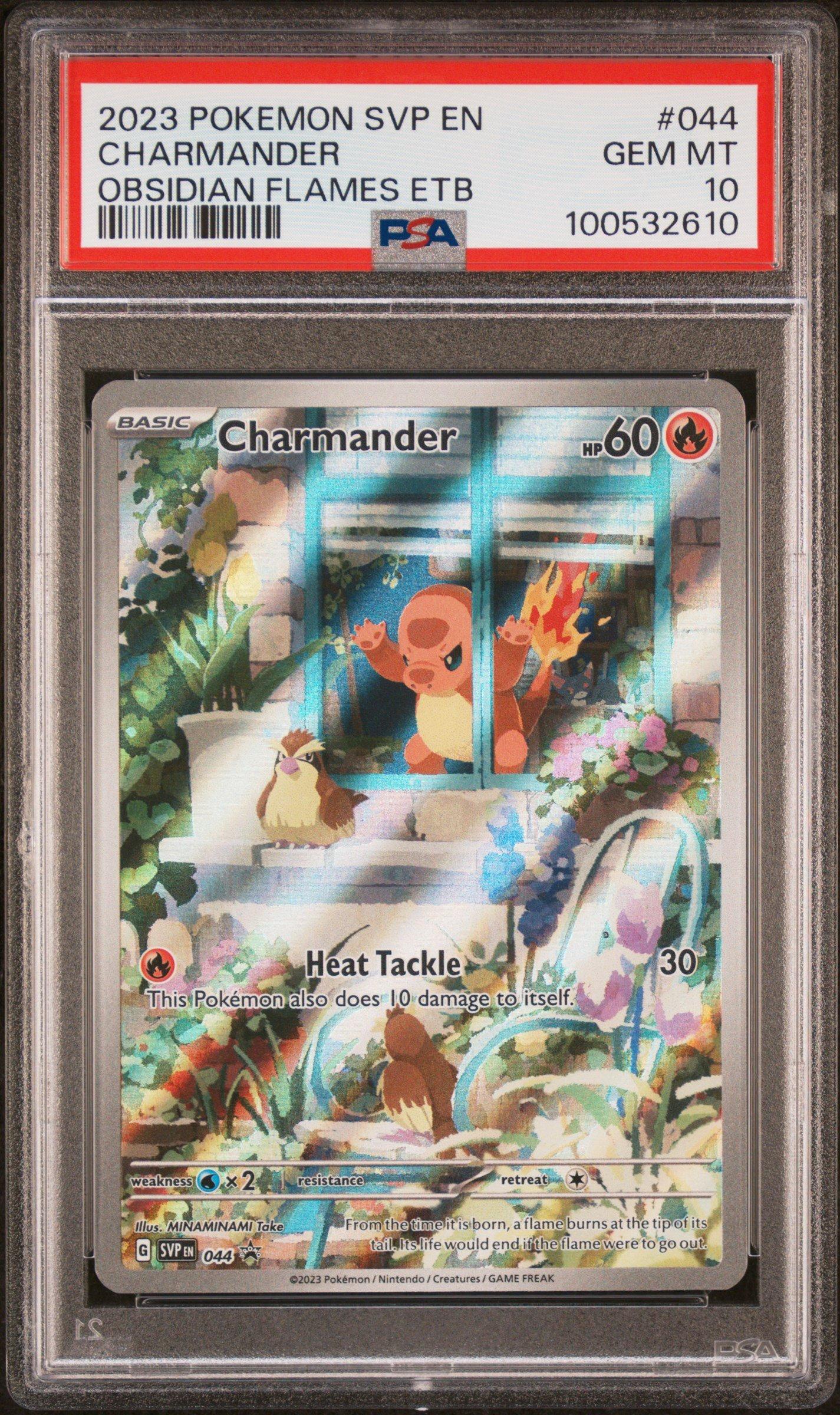 2023 Pokemon Svp En-sv Black Star Promo 044 Charmander Obsidian Flames ...
