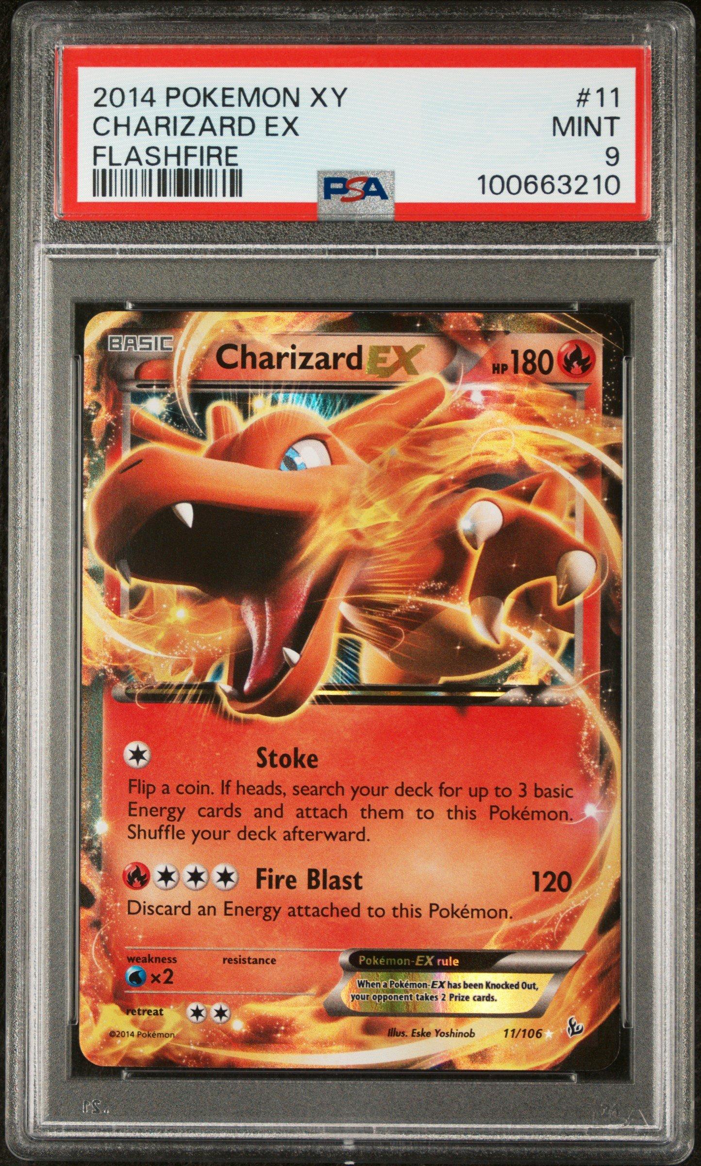 2014 Pokemon Xy Flashfire 11 Charizard Ex PSA 9 | GameStop