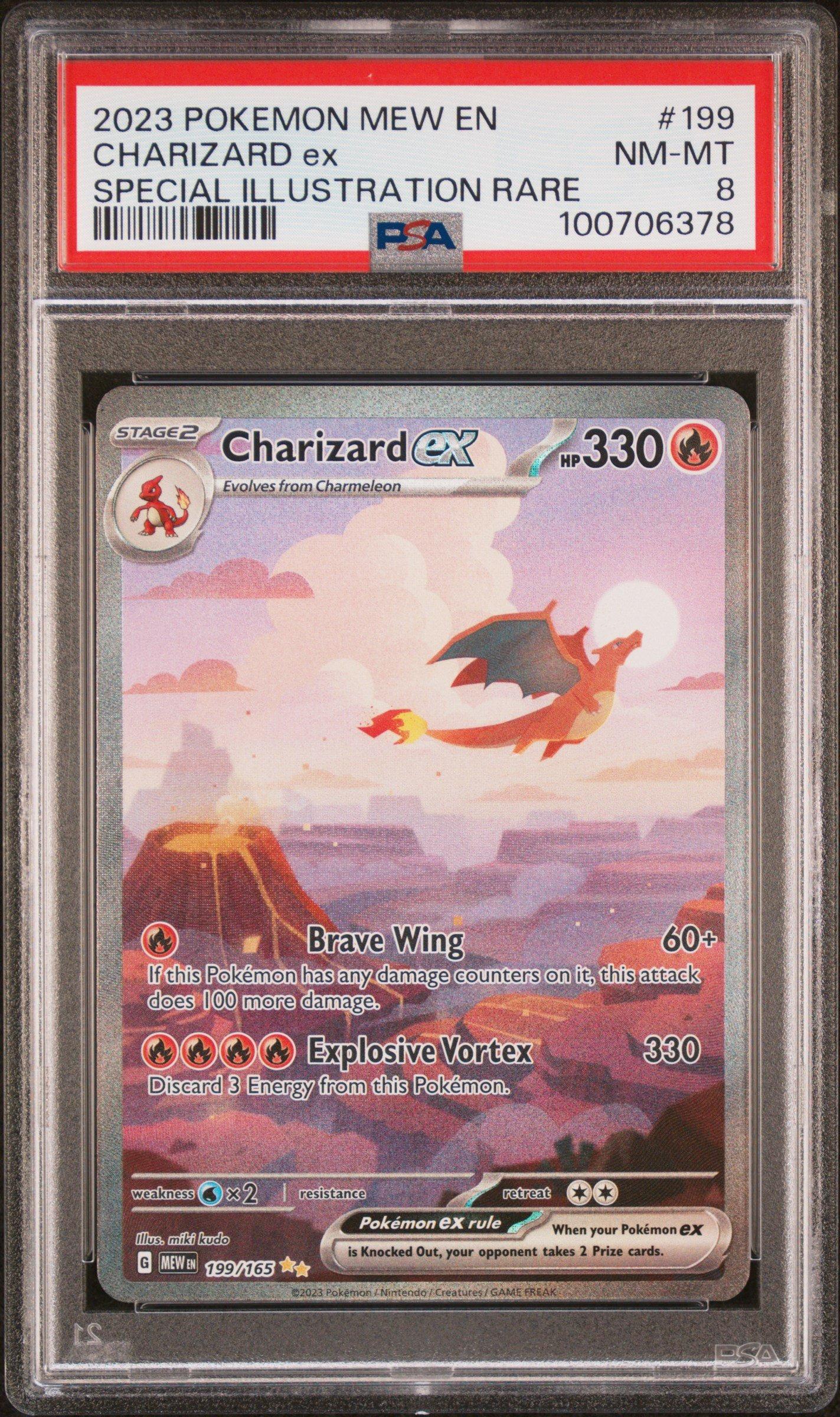 2023 Pokemon Mew En-151 199 Charizard Ex Special Illustration Rare PSA ...