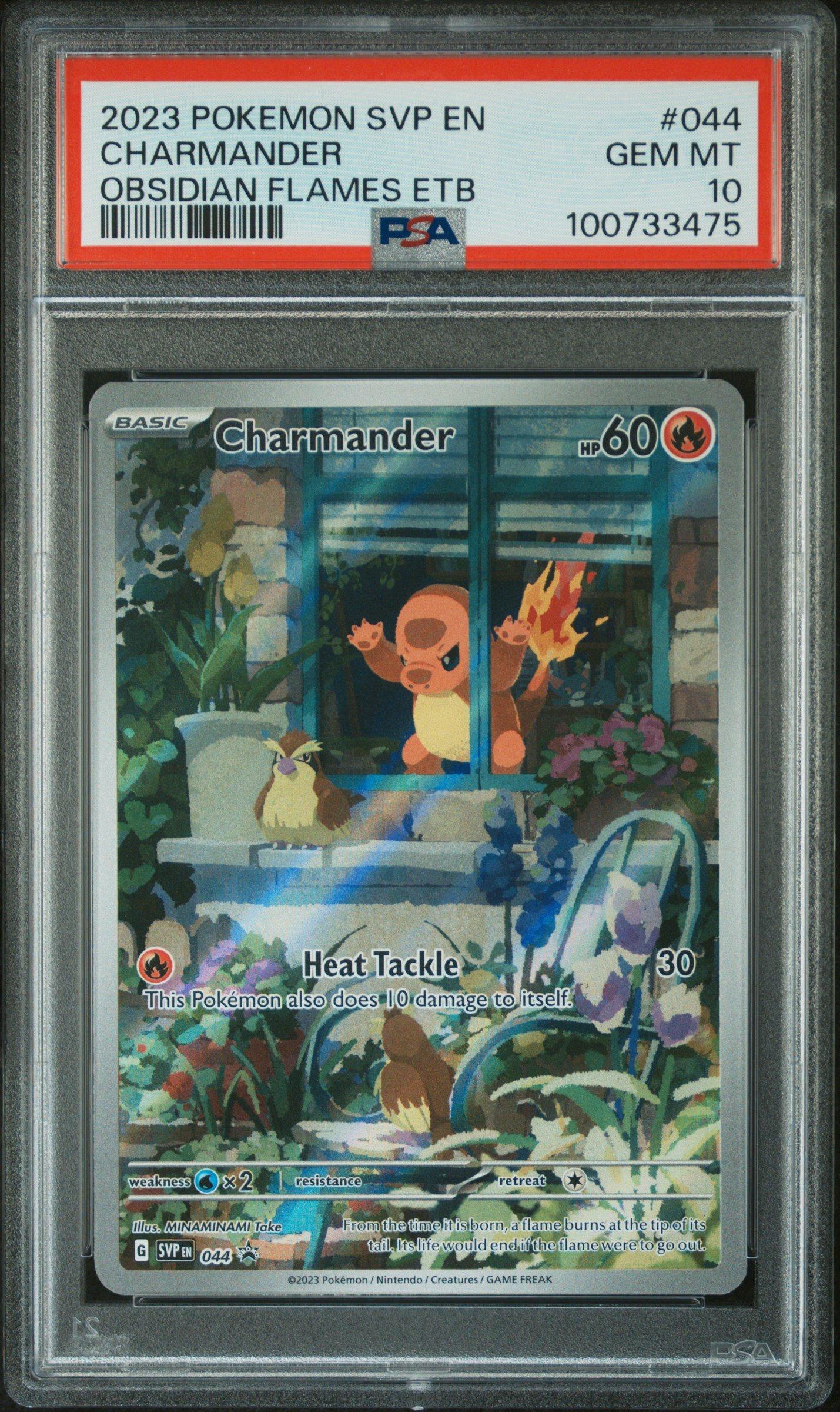 2023 Pokemon Svp En-sv Black Star Promo 044 Charmander Obsidian Flames ...