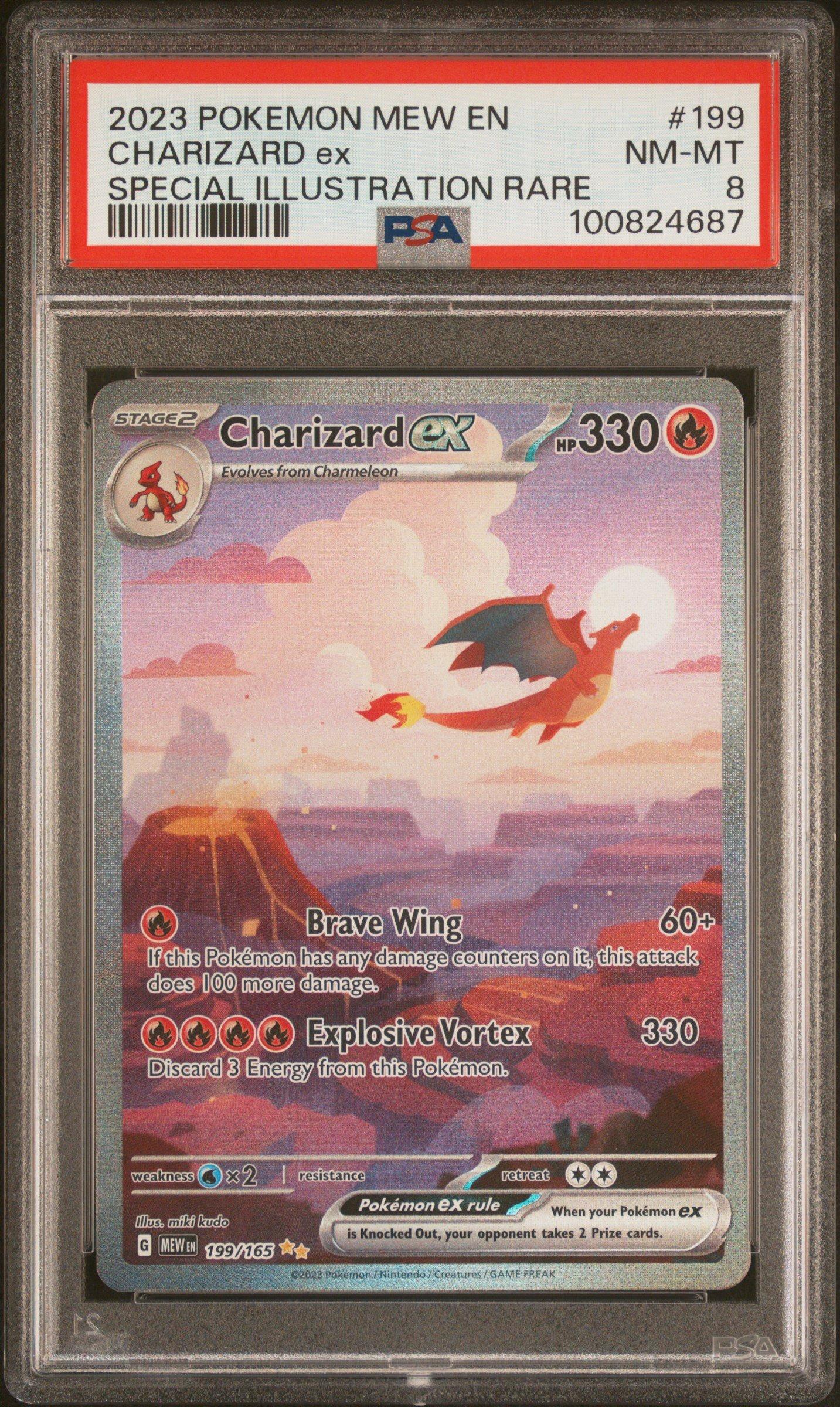 2023 Pokemon Mew En-151 199 Charizard Ex Special Illustration Rare PSA ...