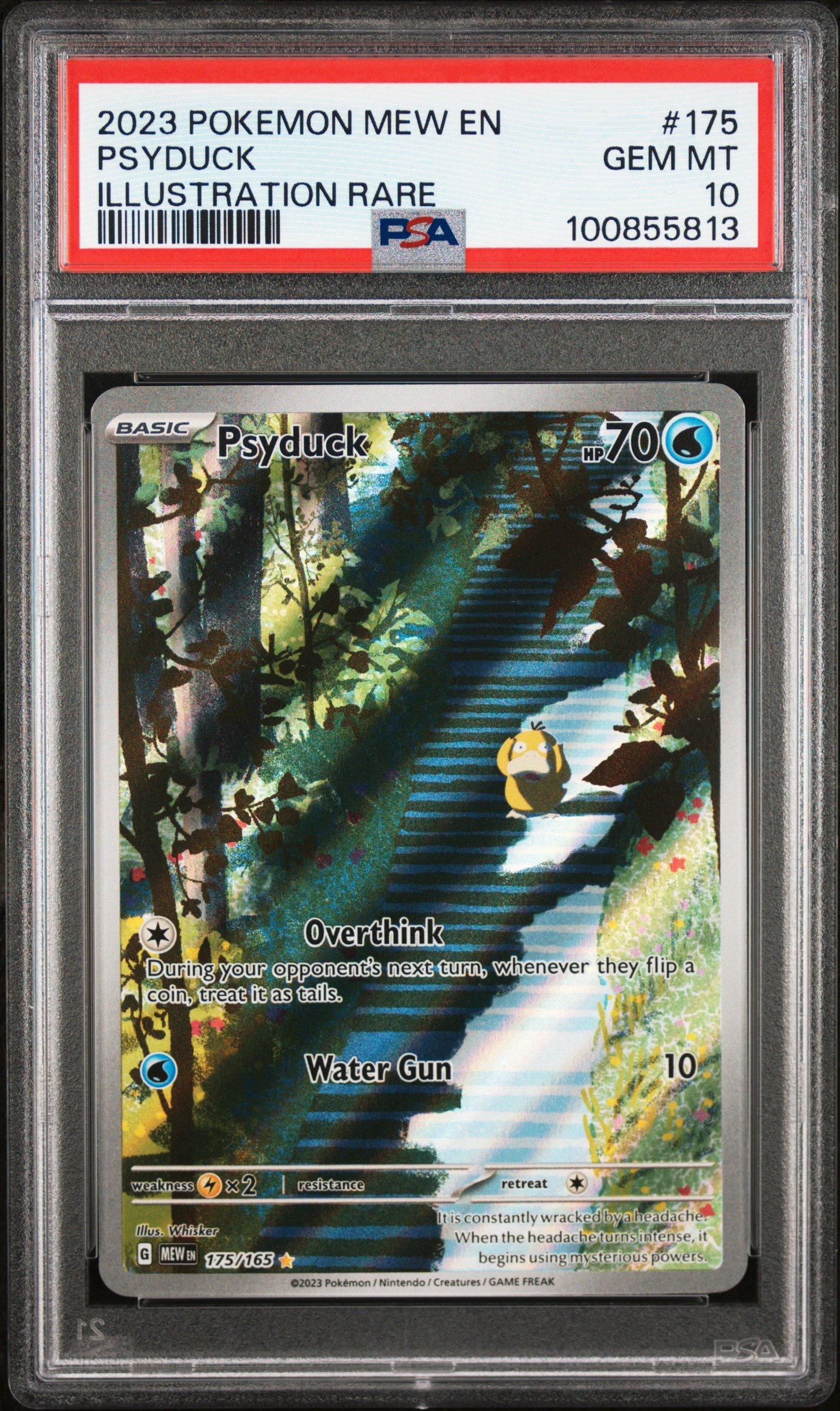 2023 Pokemon Mew En-151 175 Psyduck Illustration Rare PSA 10 | GameStop