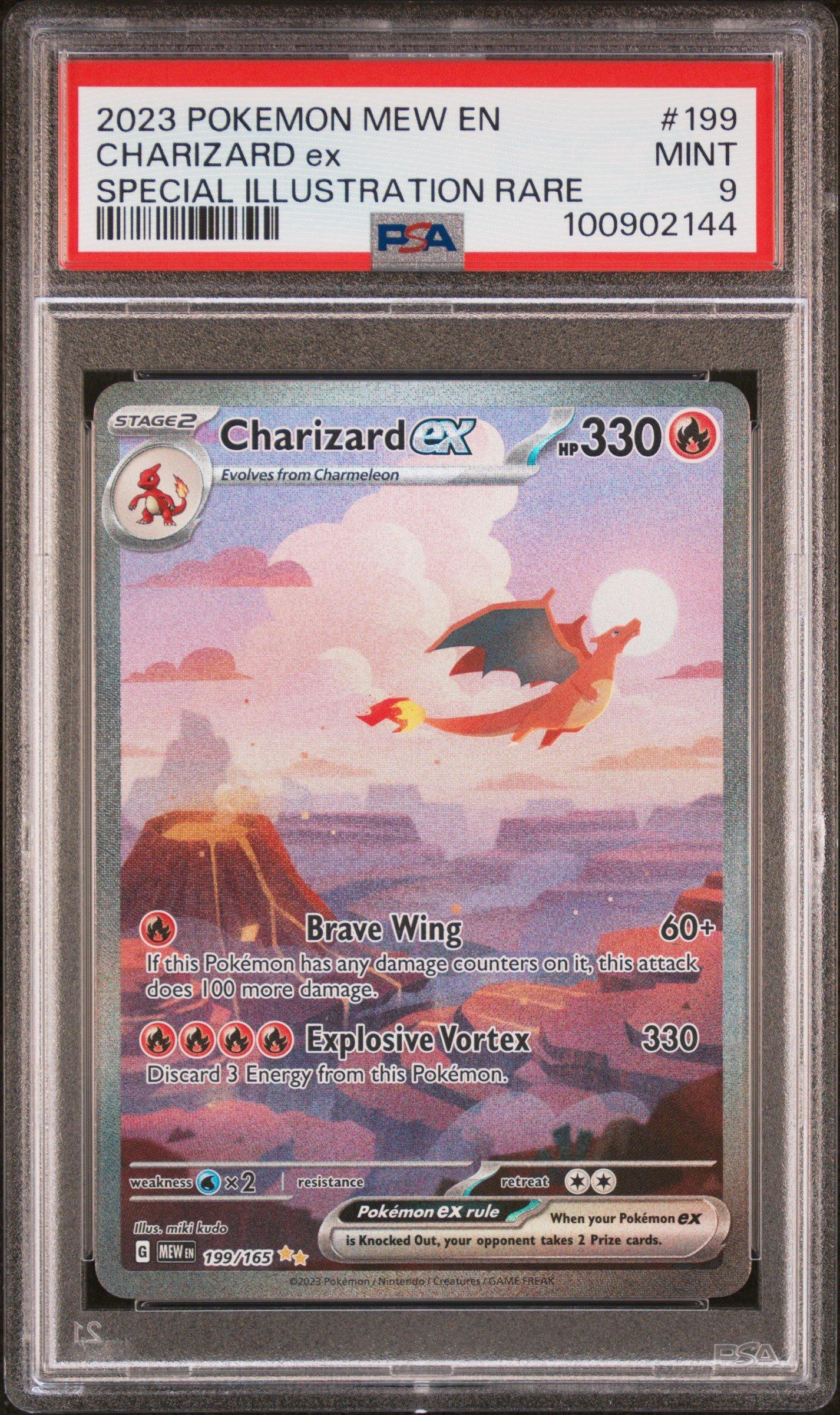 2023 Pokemon Mew En-151 199 Charizard Ex Special Illustration Rare PSA ...