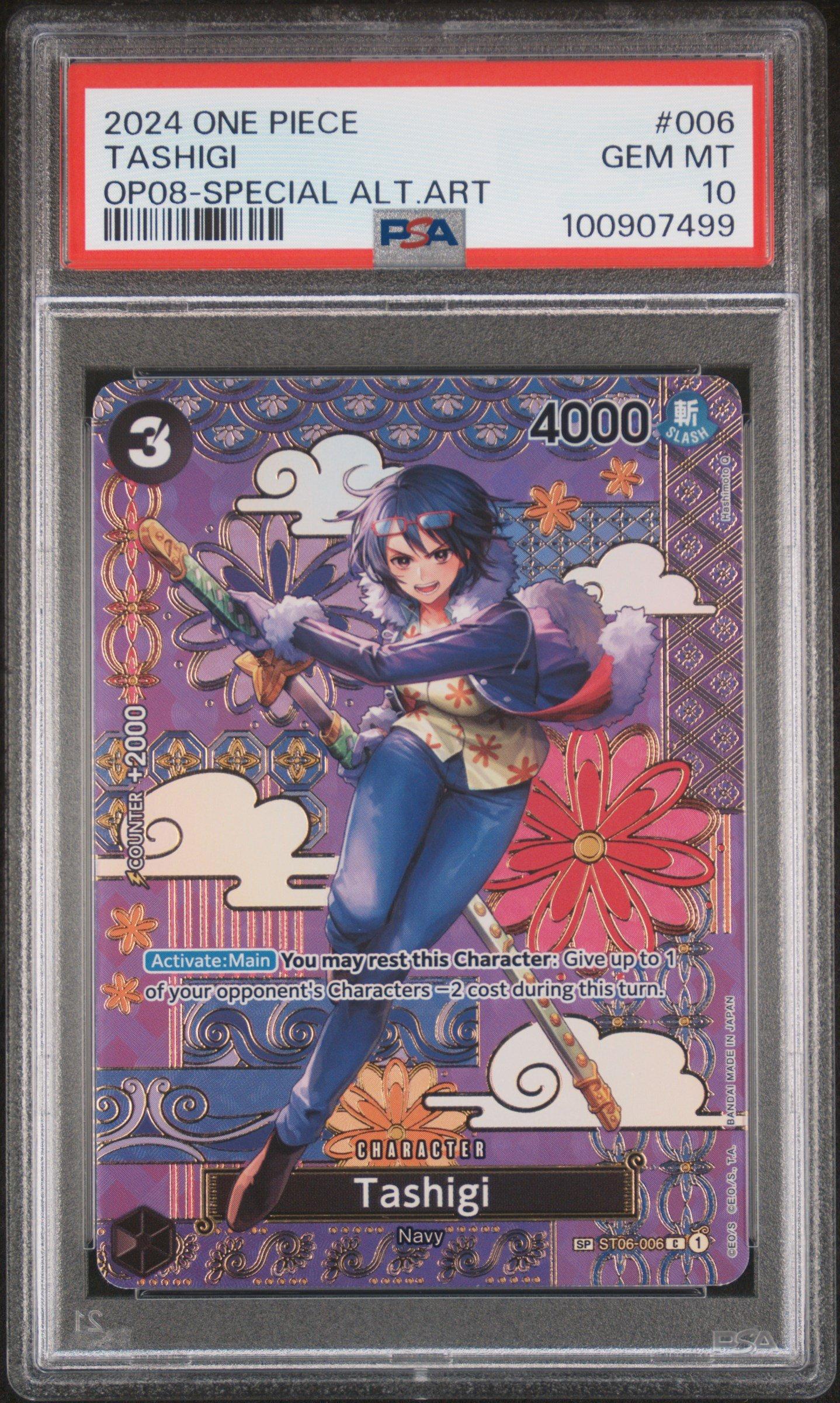 2024 One Piece Two Legends 006 Tashigi Special Alternate Art PSA 10 | GameStop