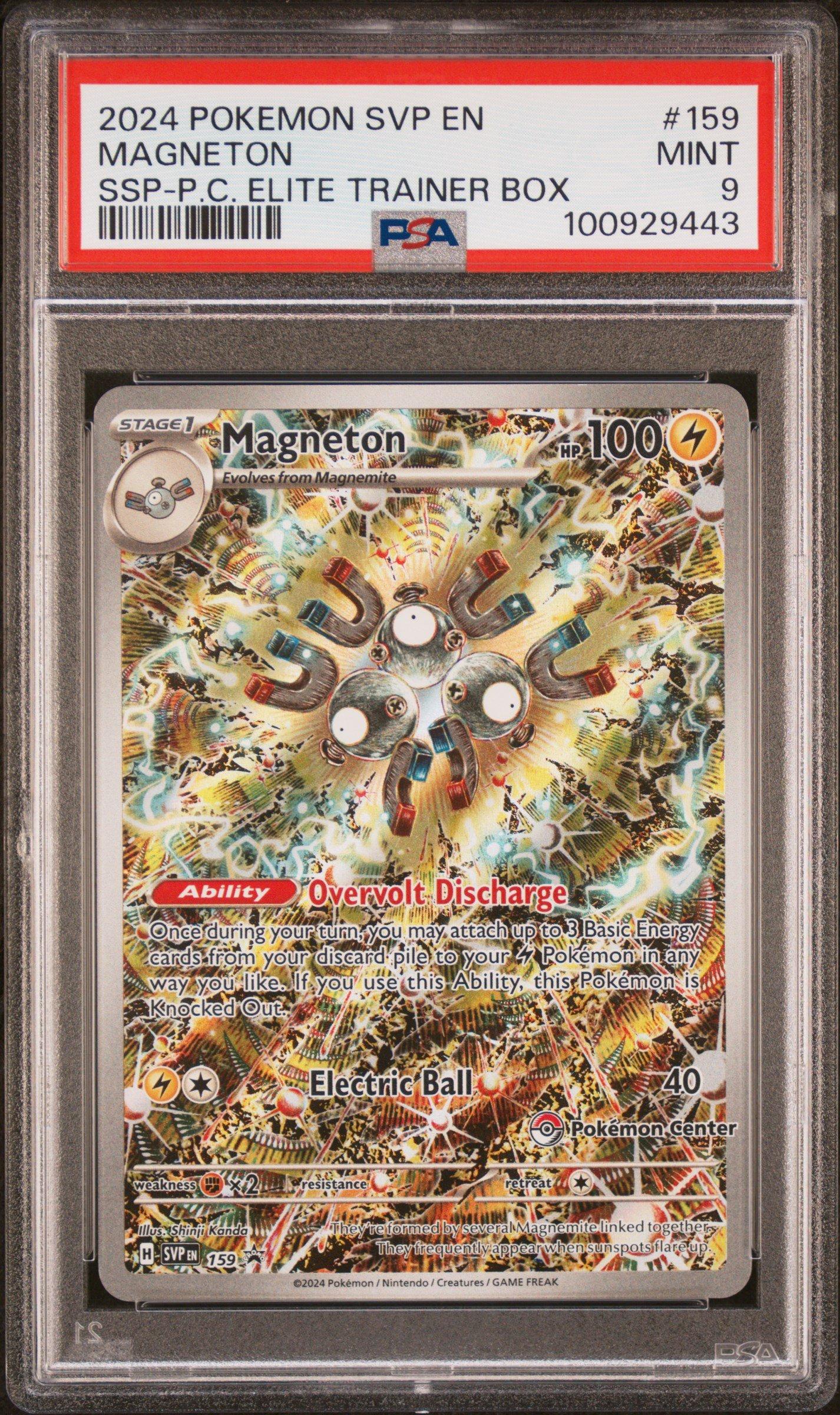2024 Pokemon Svp En-sv Black Star Promo 159 Magneton Surging Sparks ...