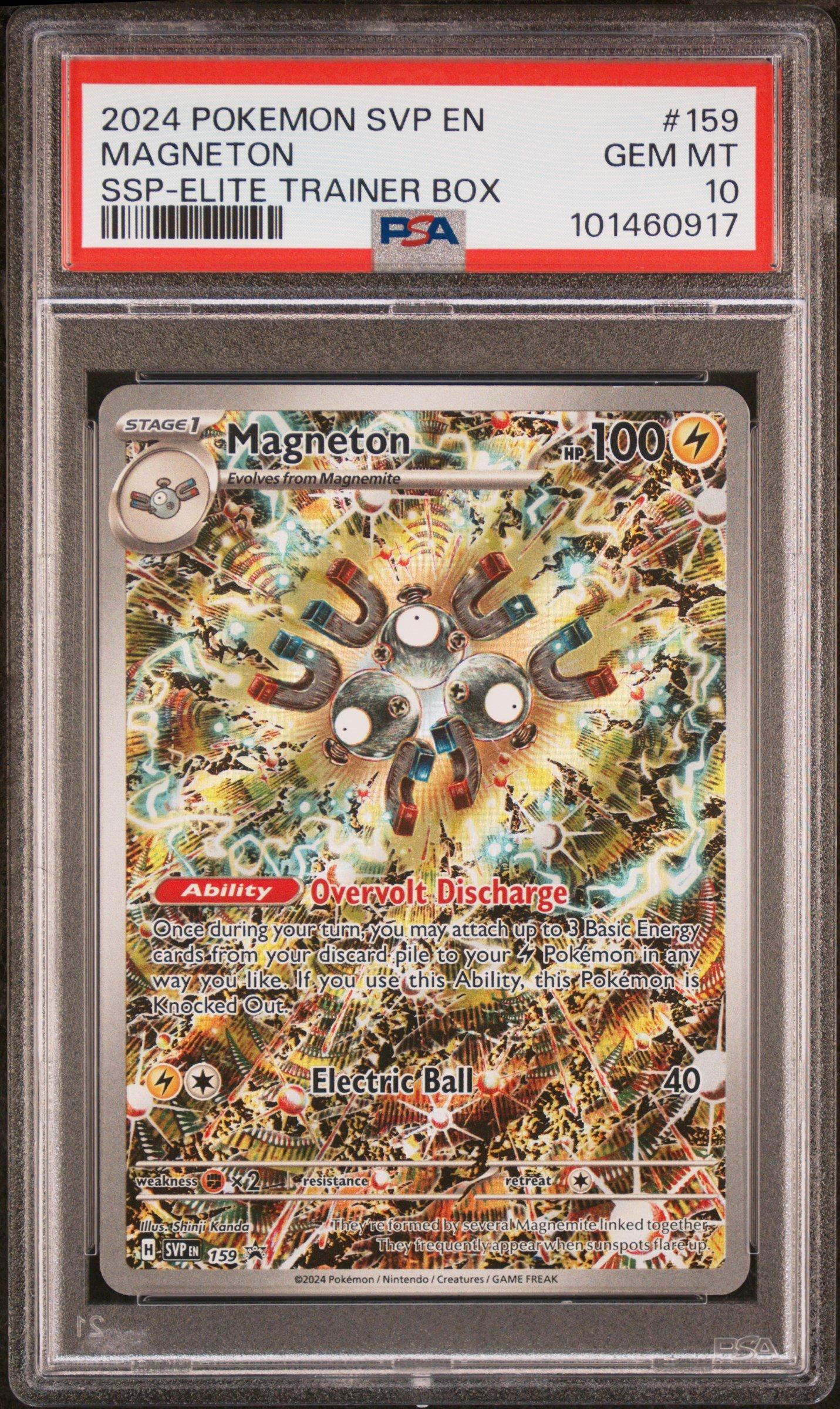 2024 Pokemon Svp En-sv Black Star Promo 159 Magneton Surging Sparks ...