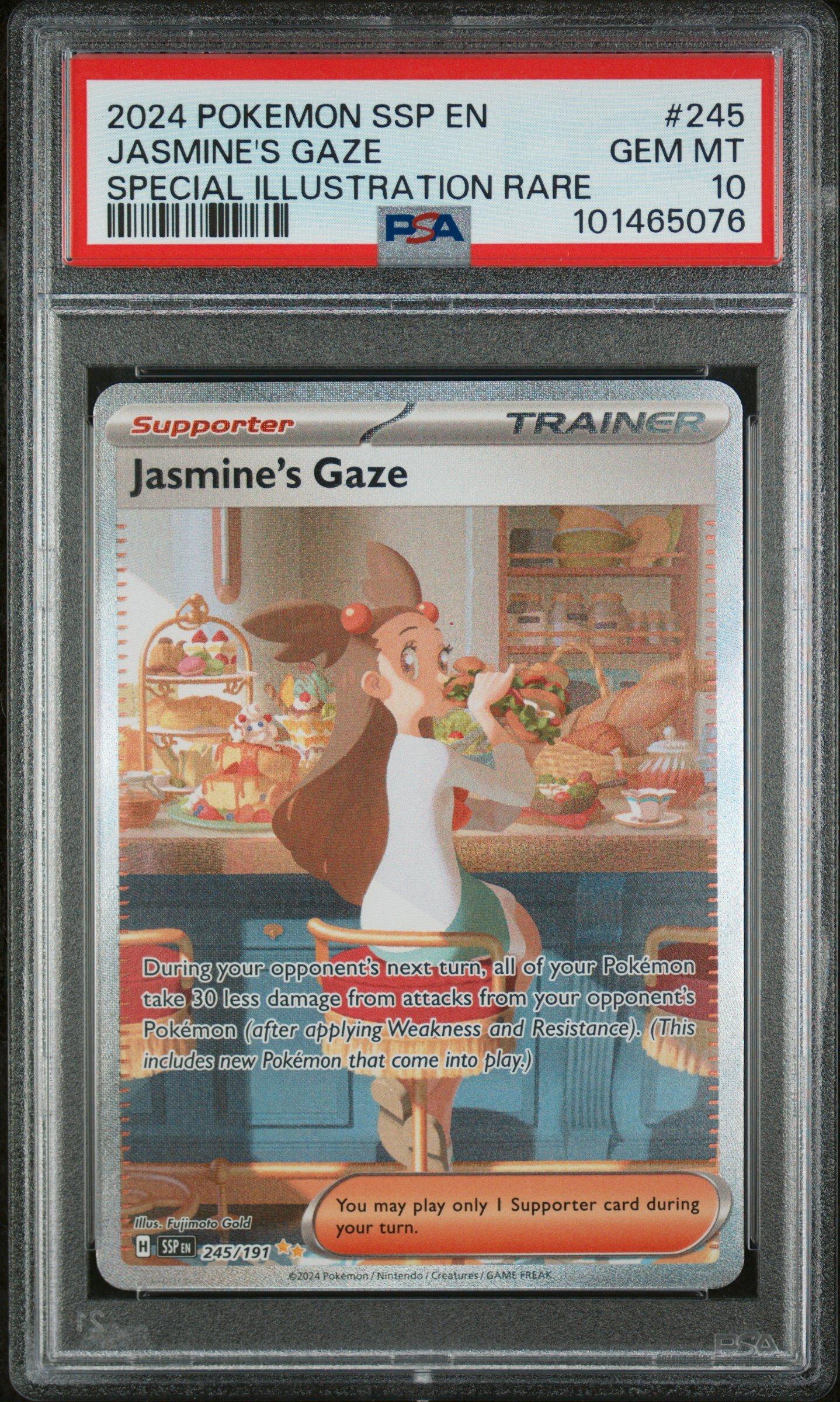 2024 Pokemon Ssp En-surging Sparks 245 Jasmine's Gaze Special Illustration Rare PSA 10 | GameStop