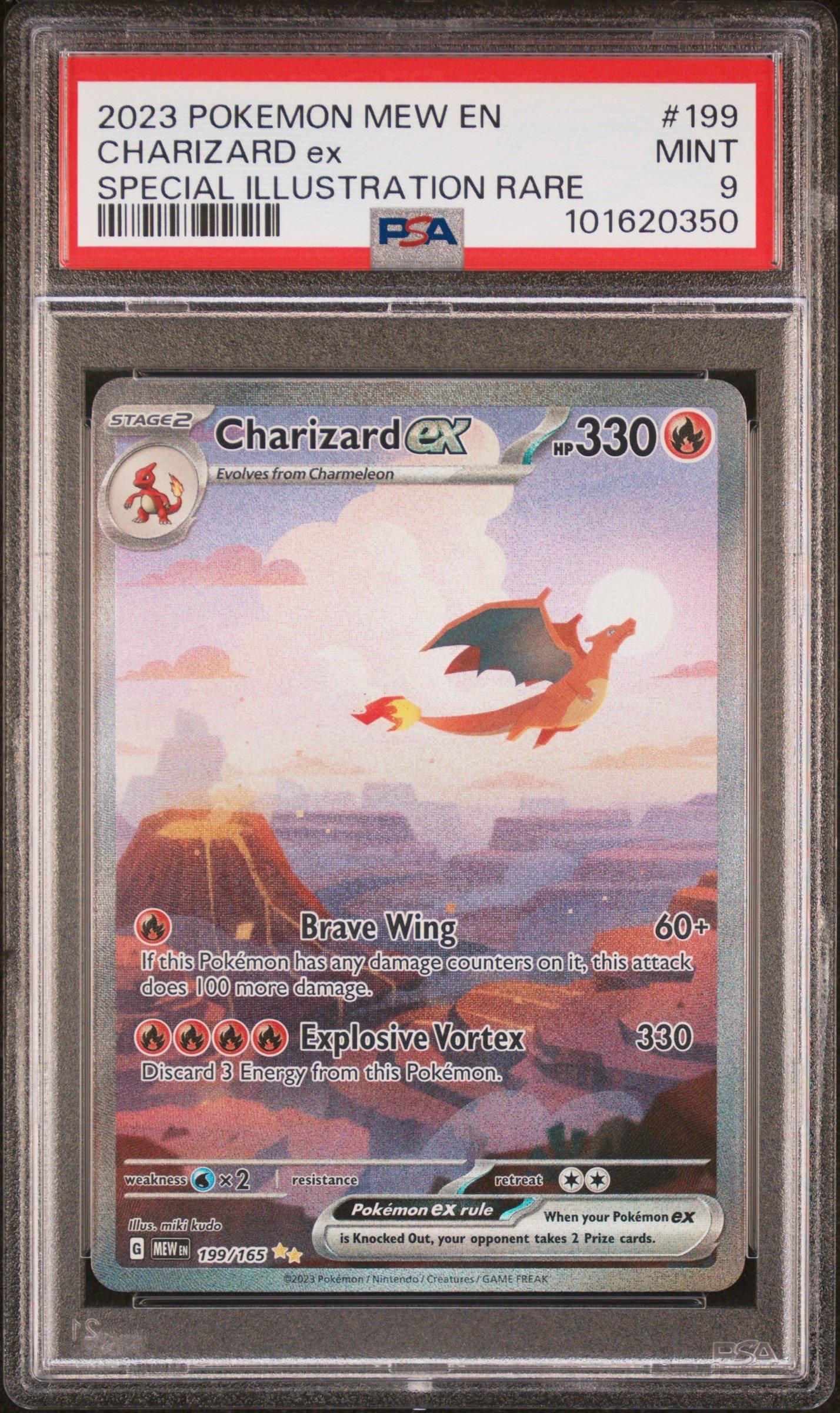2023 Pokemon Mew En-151 199 Charizard Ex Special Illustration Rare PSA ...