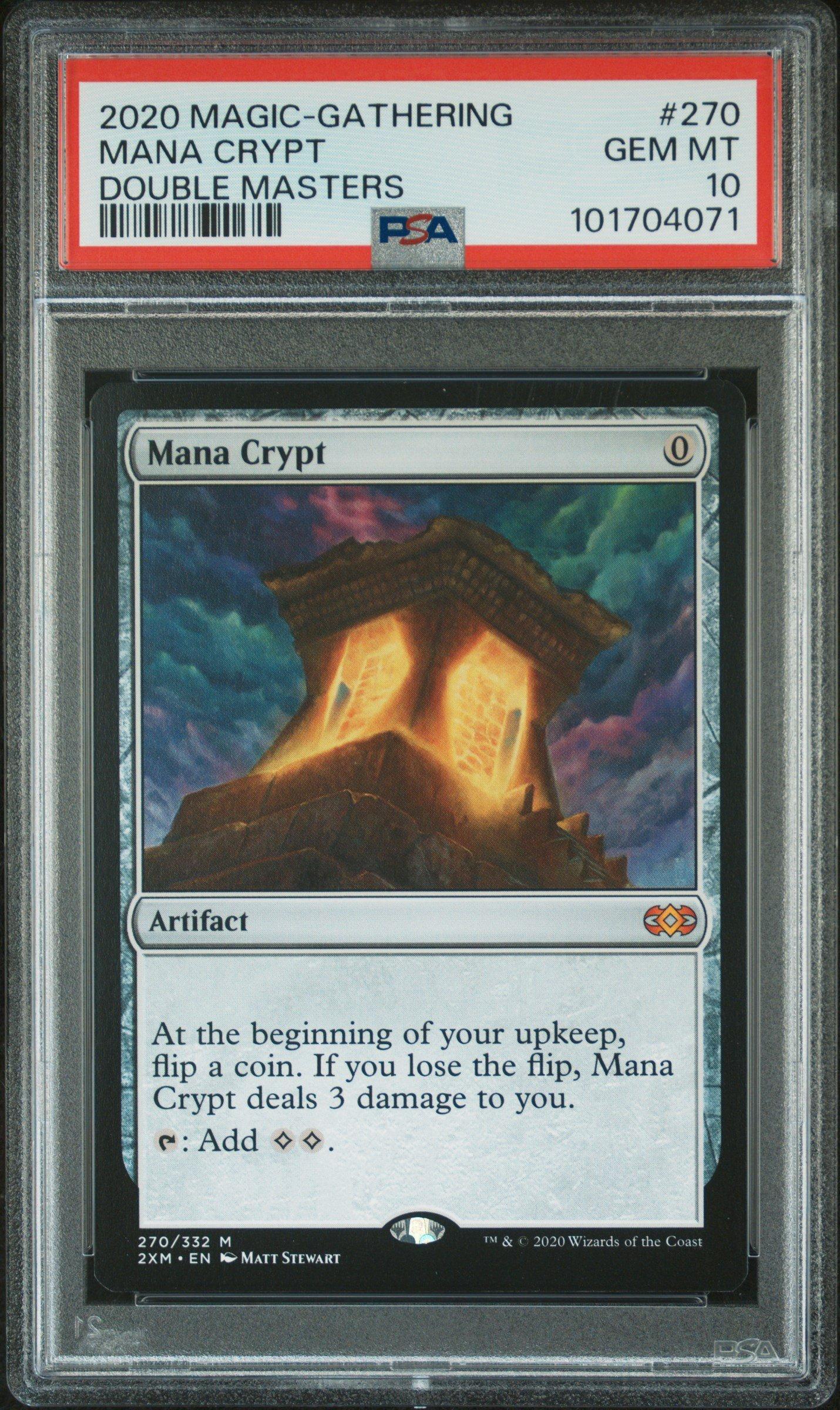 2020 Magic The Gathering Double Masters 270 Mana Crypt PSA 10 | GameStop