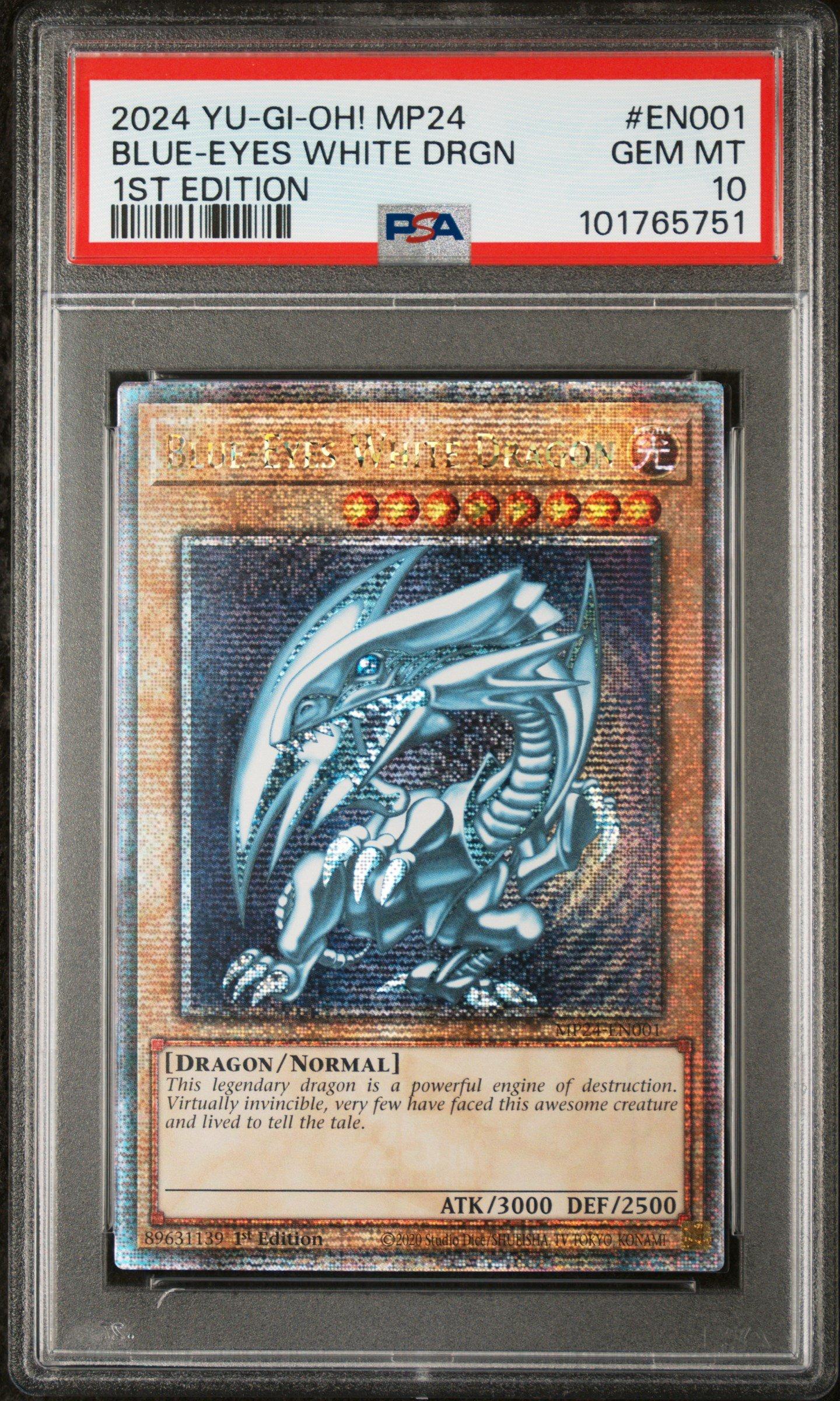 2024 Yu-gi-oh! Mp24-25th Anniversary Tin: Dueling Mirrors En001 Blue-eyes White Dragon 1st ...