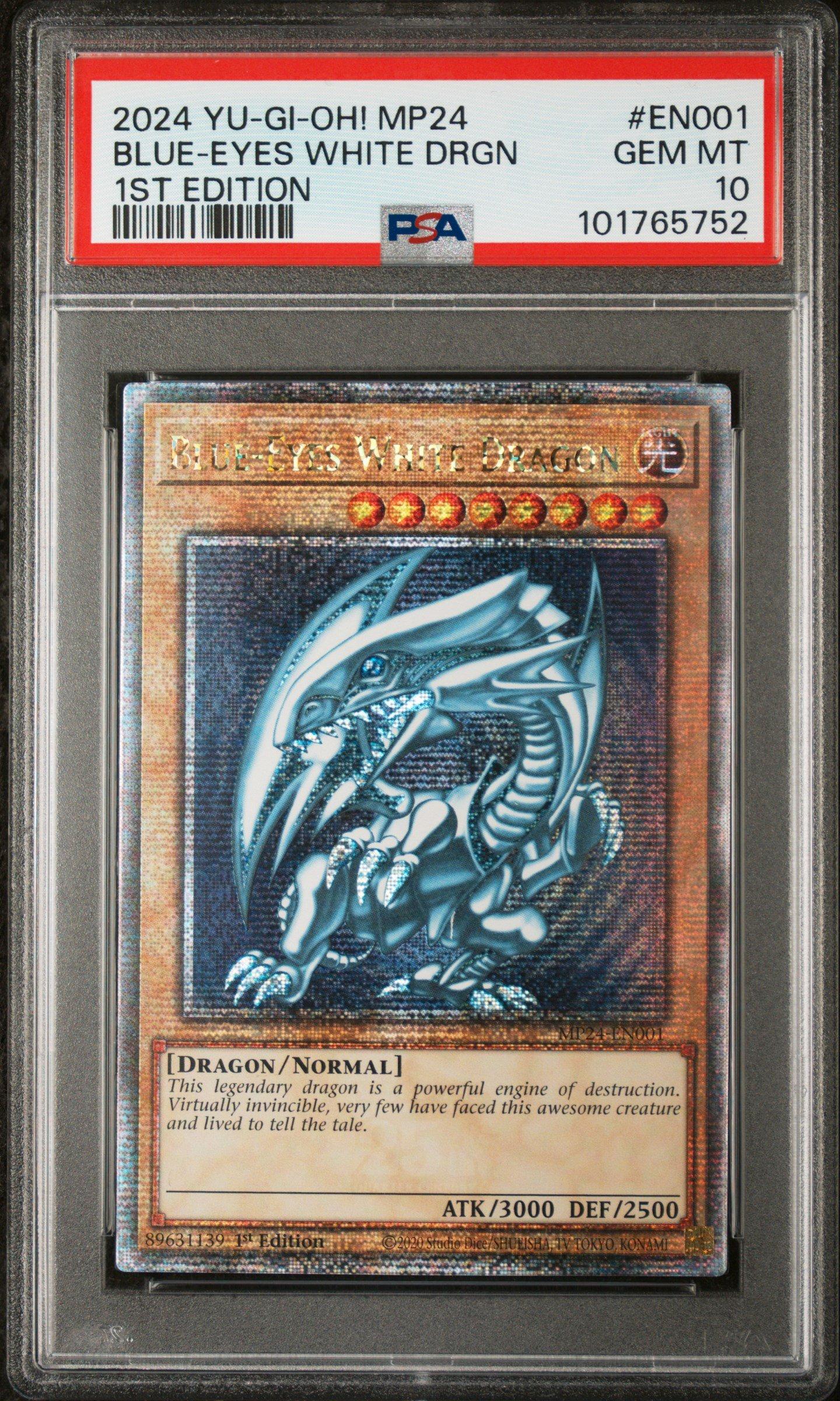 2024 Yu-gi-oh! Mp24-25th Anniversary Tin: Dueling Mirrors En001 Blue-eyes White Dragon 1st ...