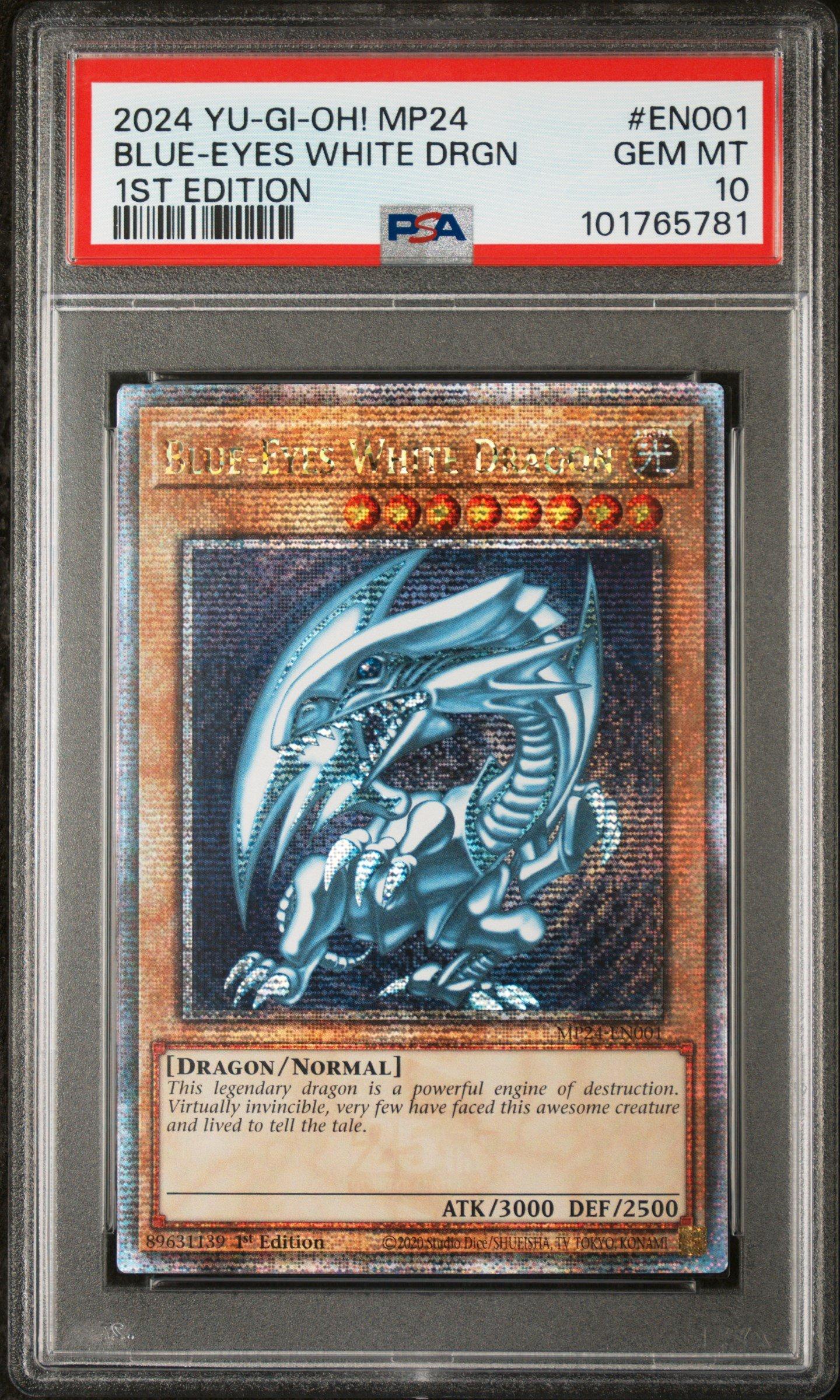 2024 Yu-gi-oh! Mp24-25th Anniversary Tin: Dueling Mirrors En001 Blue-eyes White Dragon 1st ...