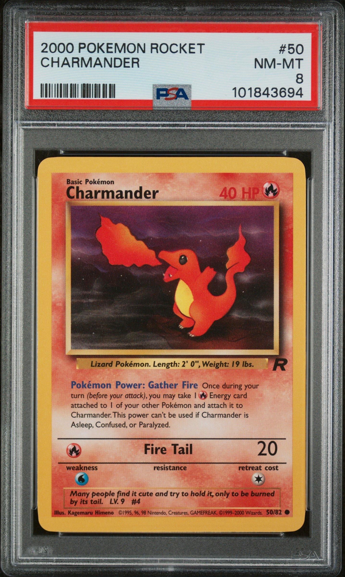 2000 Pokemon Rocket 50 Charmander PSA 8 | GameStop