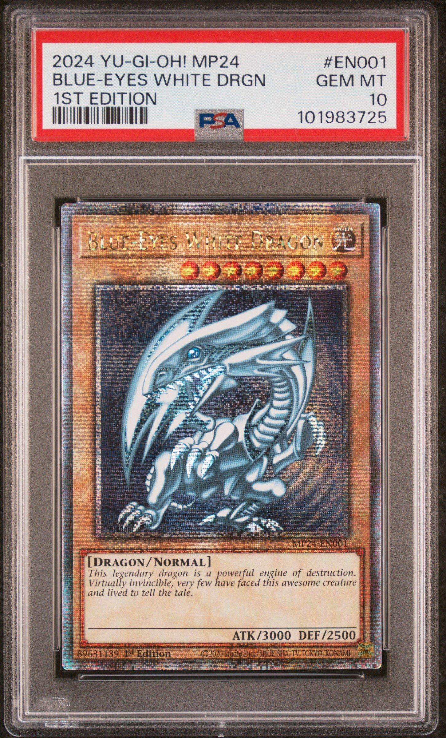 2024 Yu-gi-oh! Mp24-25th Anniversary Tin: Dueling Mirrors En001 Blue-eyes White Dragon 1st ...