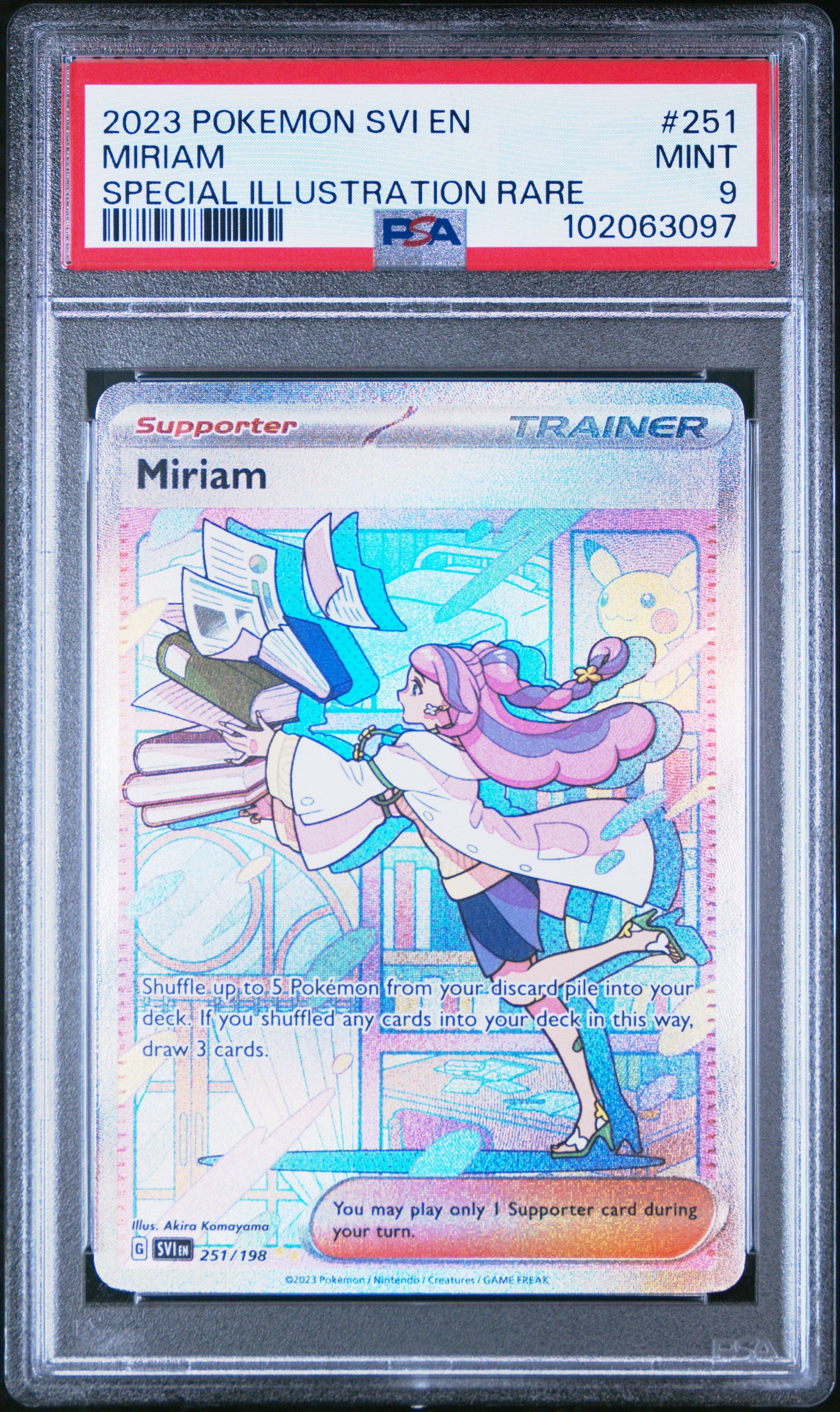 2023 Pokemon Svi En-scarlet & Violet 251 Miriam Special Illustration ...