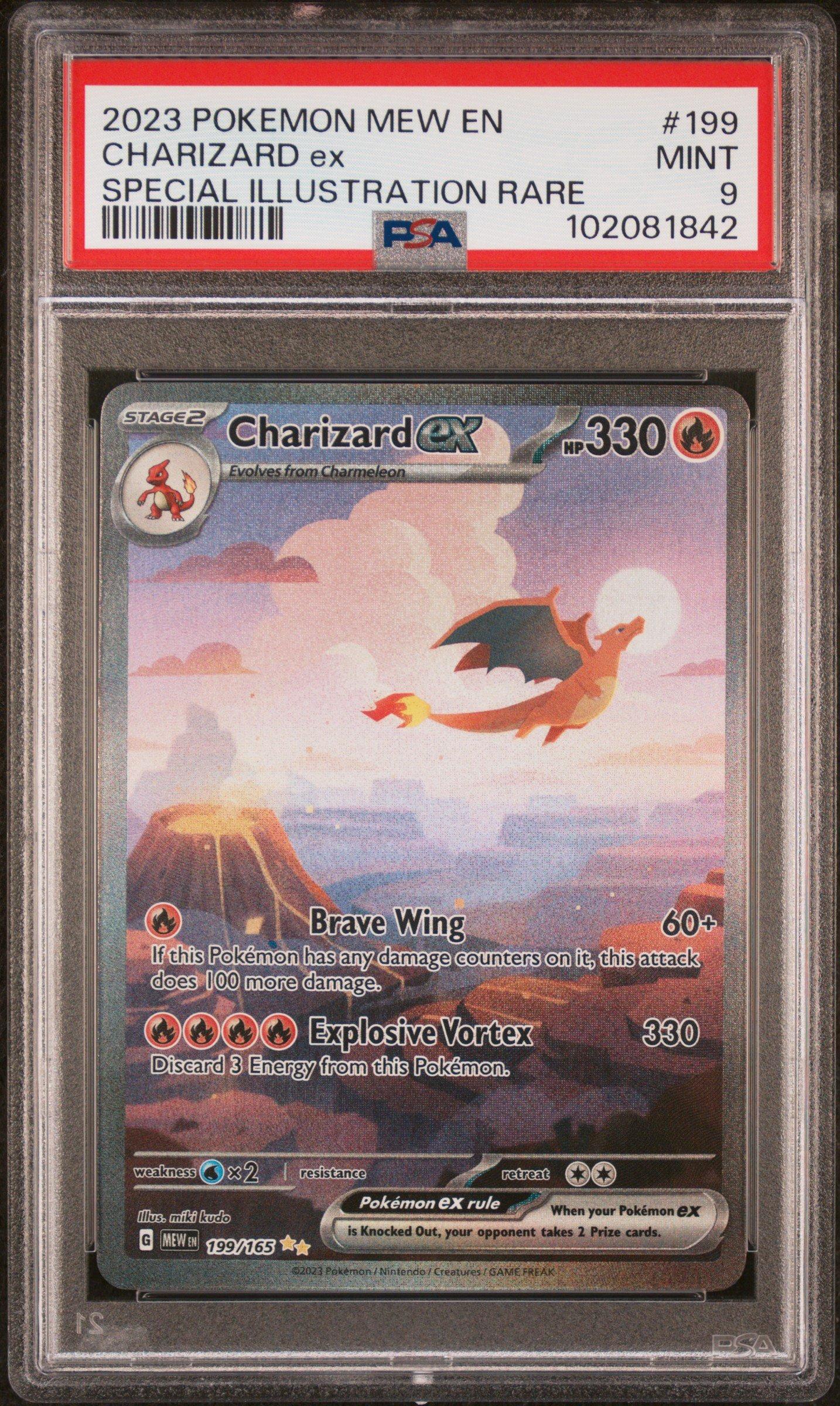 2023 Pokemon Mew En-151 199 Charizard Ex Special Illustration Rare PSA ...