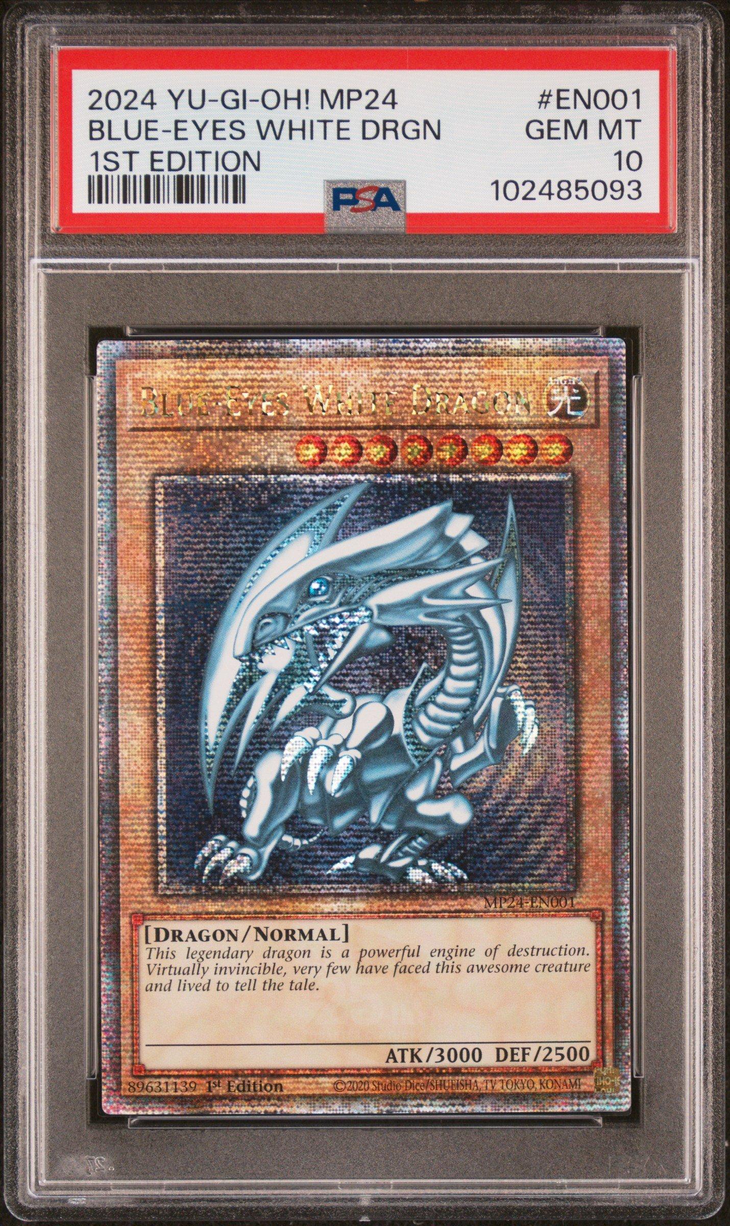 2024 Yu-gi-oh! Mp24-25th Anniversary Tin: Dueling Mirrors En001 Blue-eyes White Dragon 1st ...