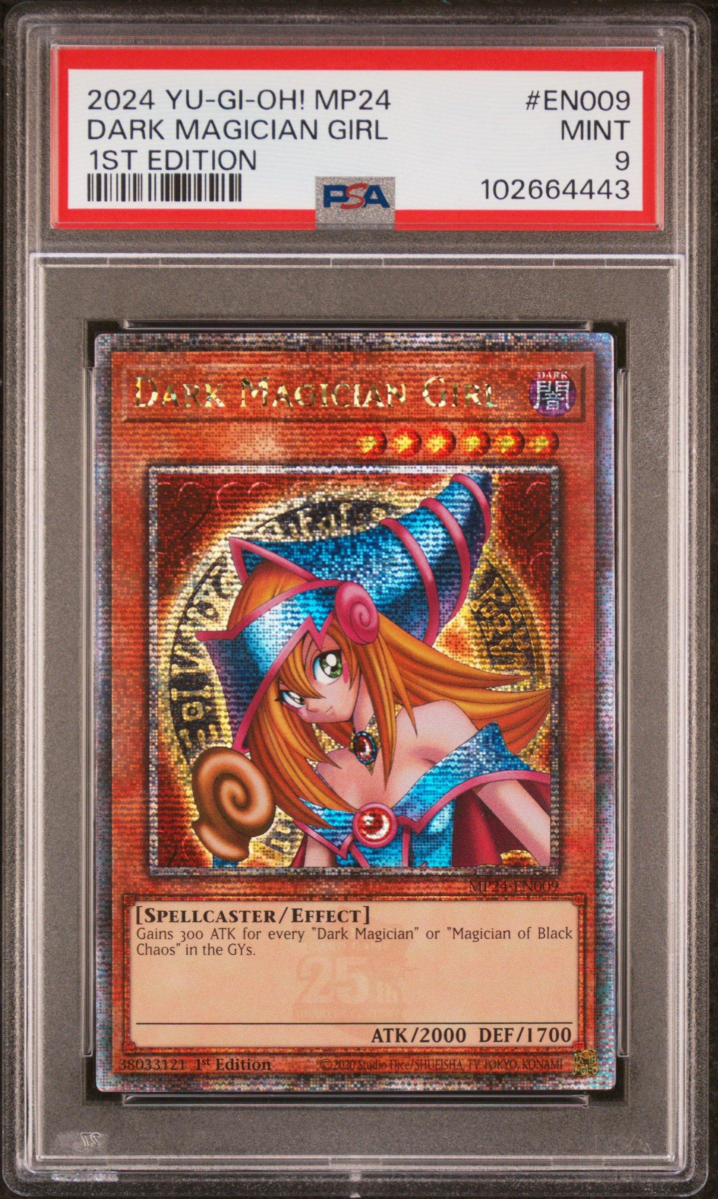 2024 Yu-gi-oh! Mp24-25th Anniversary Tin: Dueling Mirrors En009 Dark Magician Girl 1st Edition ...