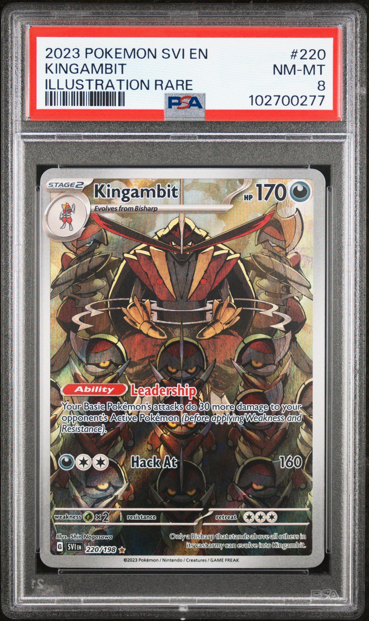2023 Pokemon Svi En-scarlet & Violet 220 Kingambit Illustration Rare ...