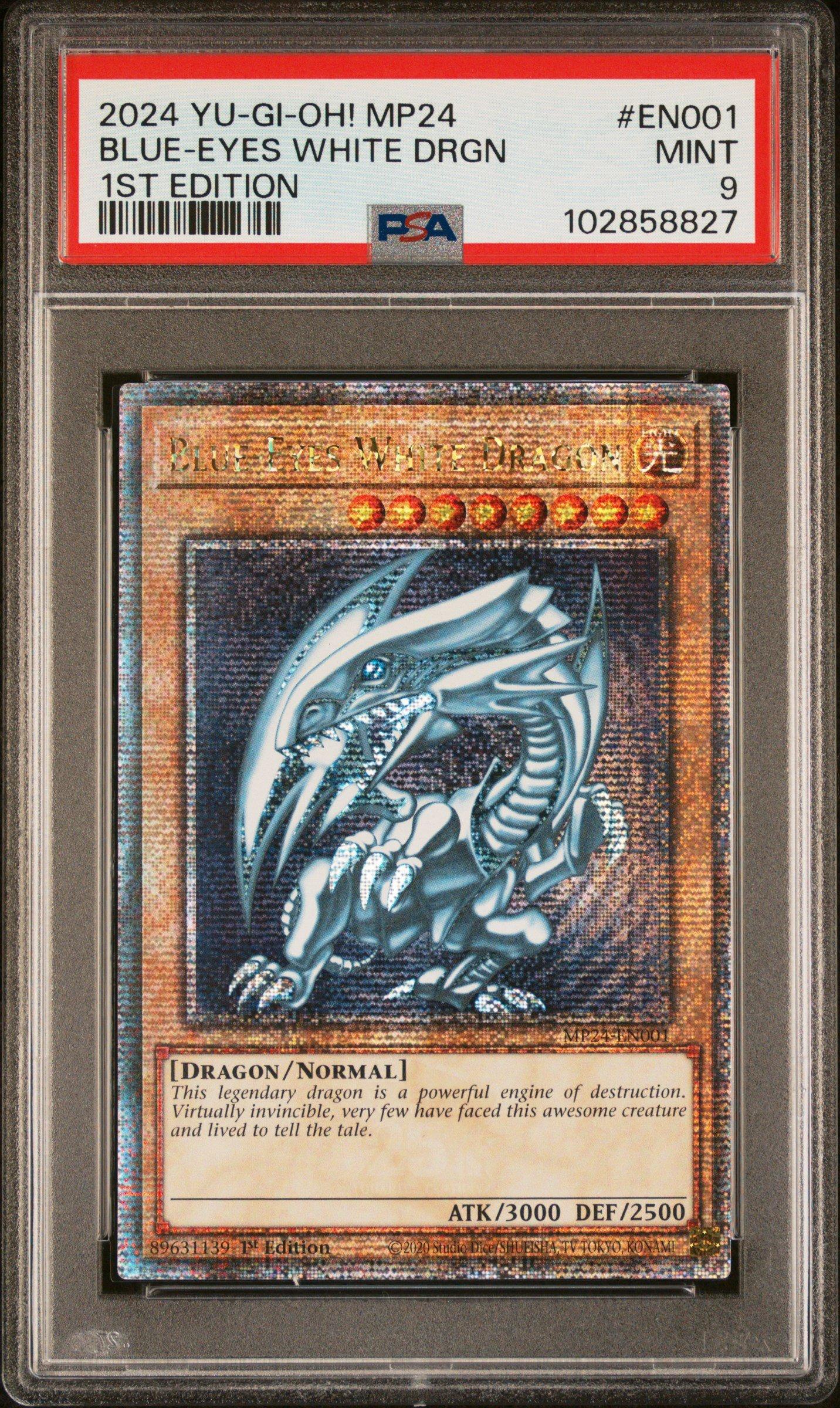 2024 Yu-gi-oh! Mp24-25th Anniversary Tin: Dueling Mirrors En001 Blue-eyes White Dragon 1st ...