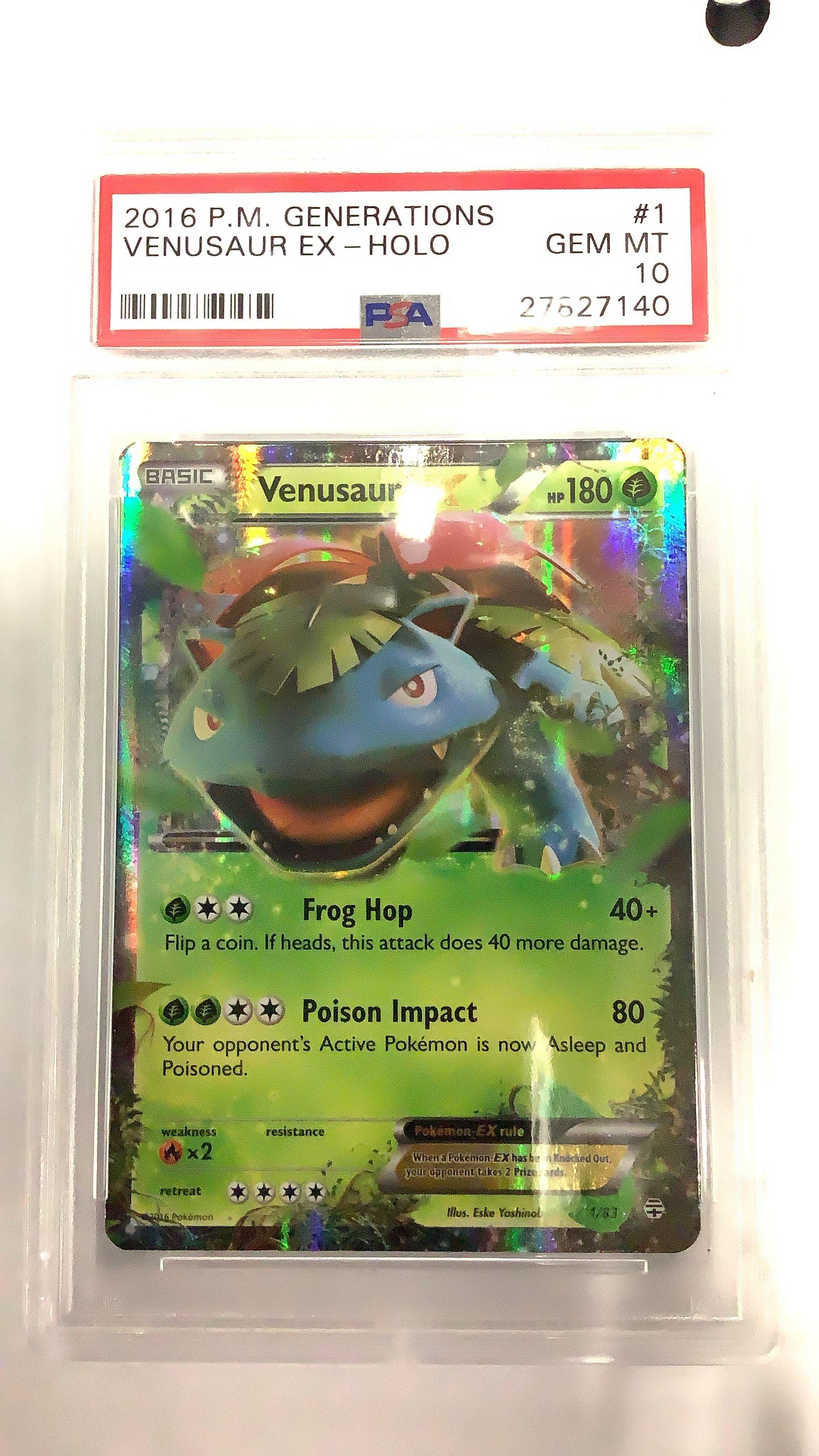 2016 Pokemon Xy Generations 1 Venusaur Ex PSA 10 | GameStop