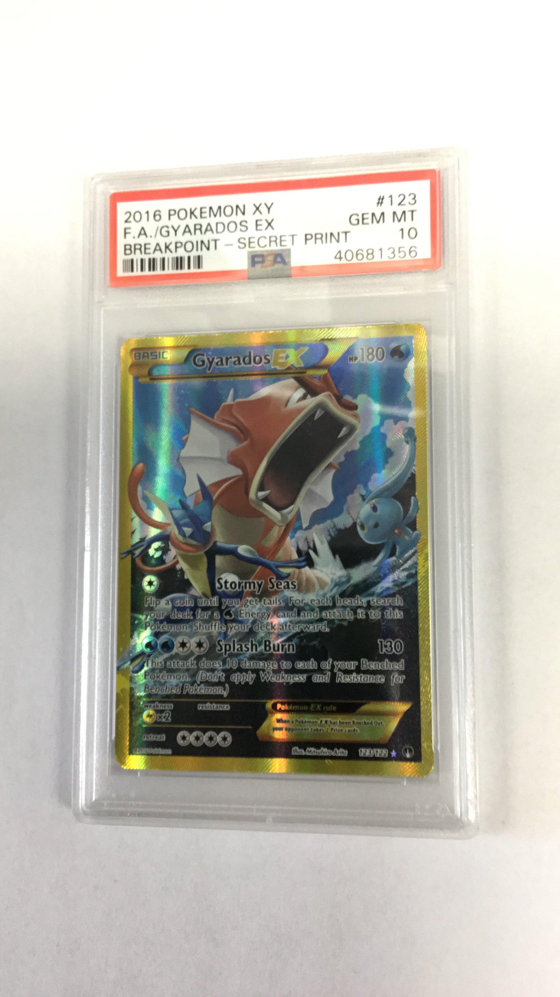 2016 Pokemon Xy Breakpoint 123 Fa/gyarados Ex PSA 10 | GameStop