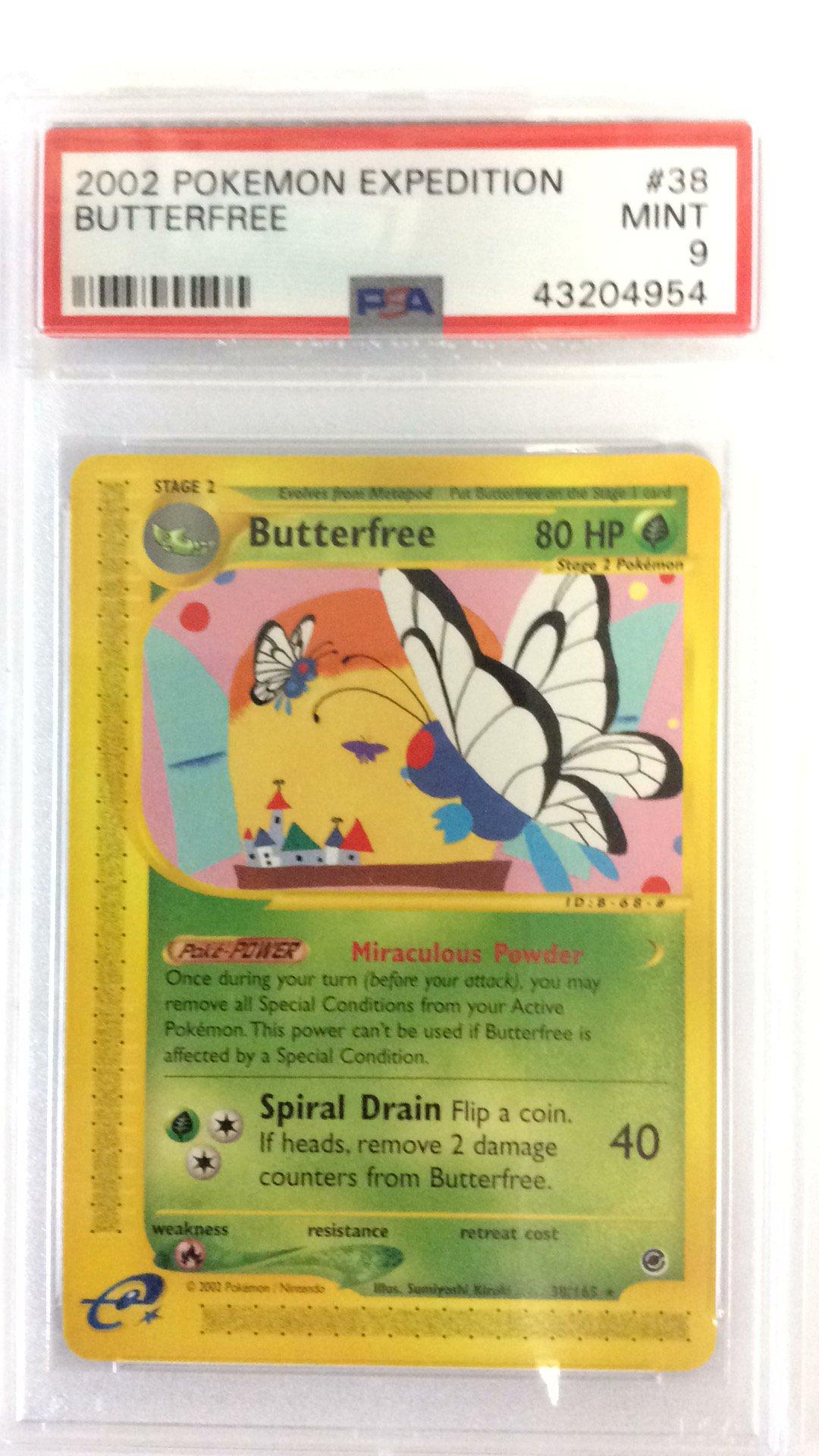 2002 Pokemon Expedition 38 Butterfree PSA 9 | GameStop