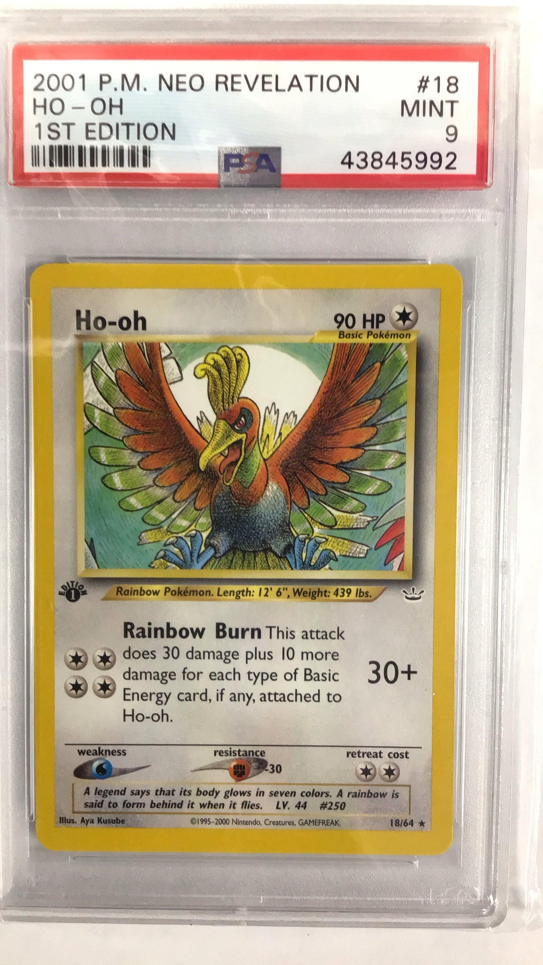 2001 Pokemon Neo Revelation 1st Edition 18 Ho PSA 9 | GameStop