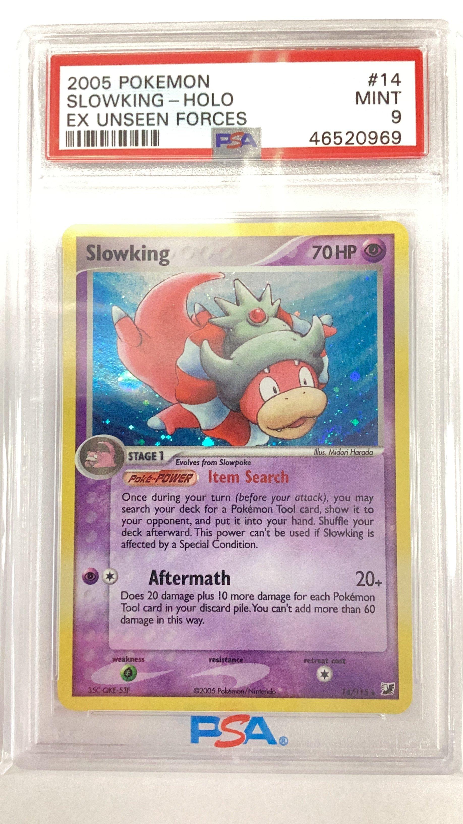 2005 Pokemon Ex Unseen Forces 14 Slowking PSA 9 | GameStop