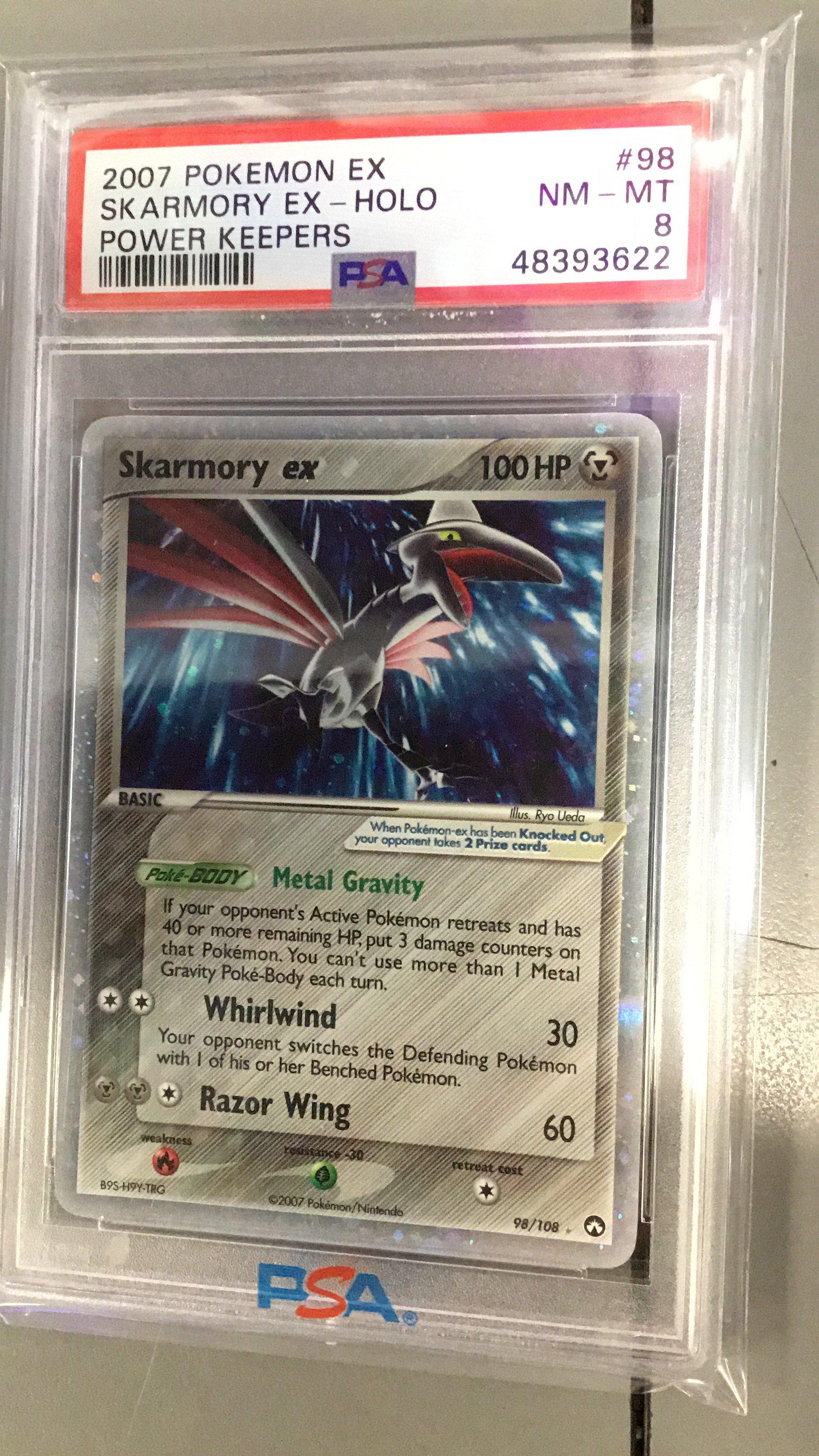 2007 Pokemon Ex Power Keepers 98 Skarmory Ex-holo PSA 8 | GameStop