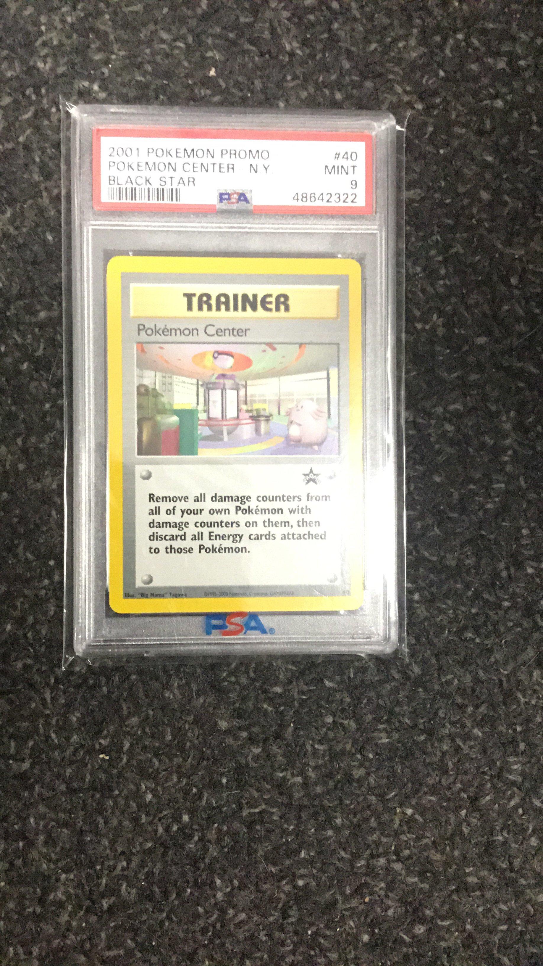2001 Pokemon Promo Black Star 40 Pokemon Center-n.y. PSA 9 | GameStop