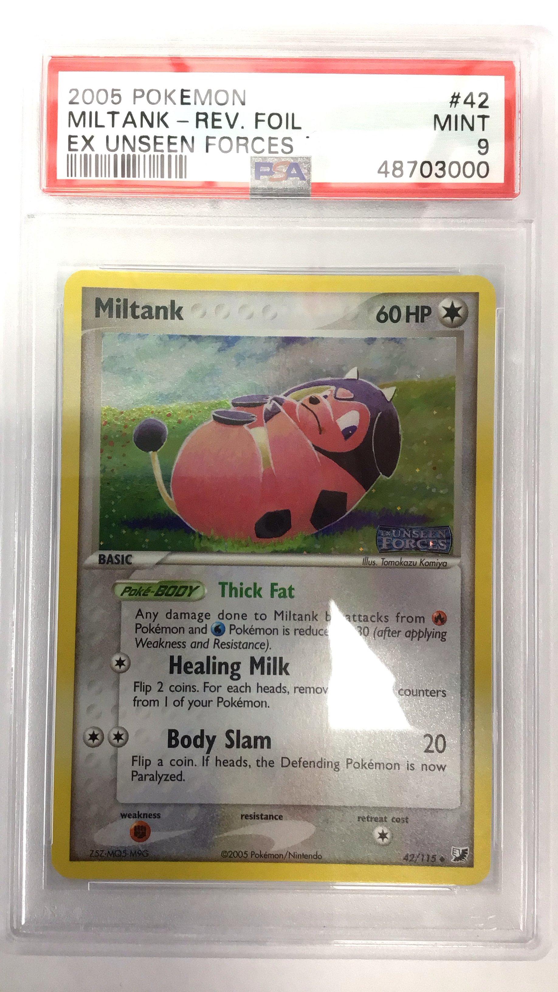 2005 Pokemon Ex Unseen Forces 42 Miltank-reverse Foil PSA 9 | GameStop