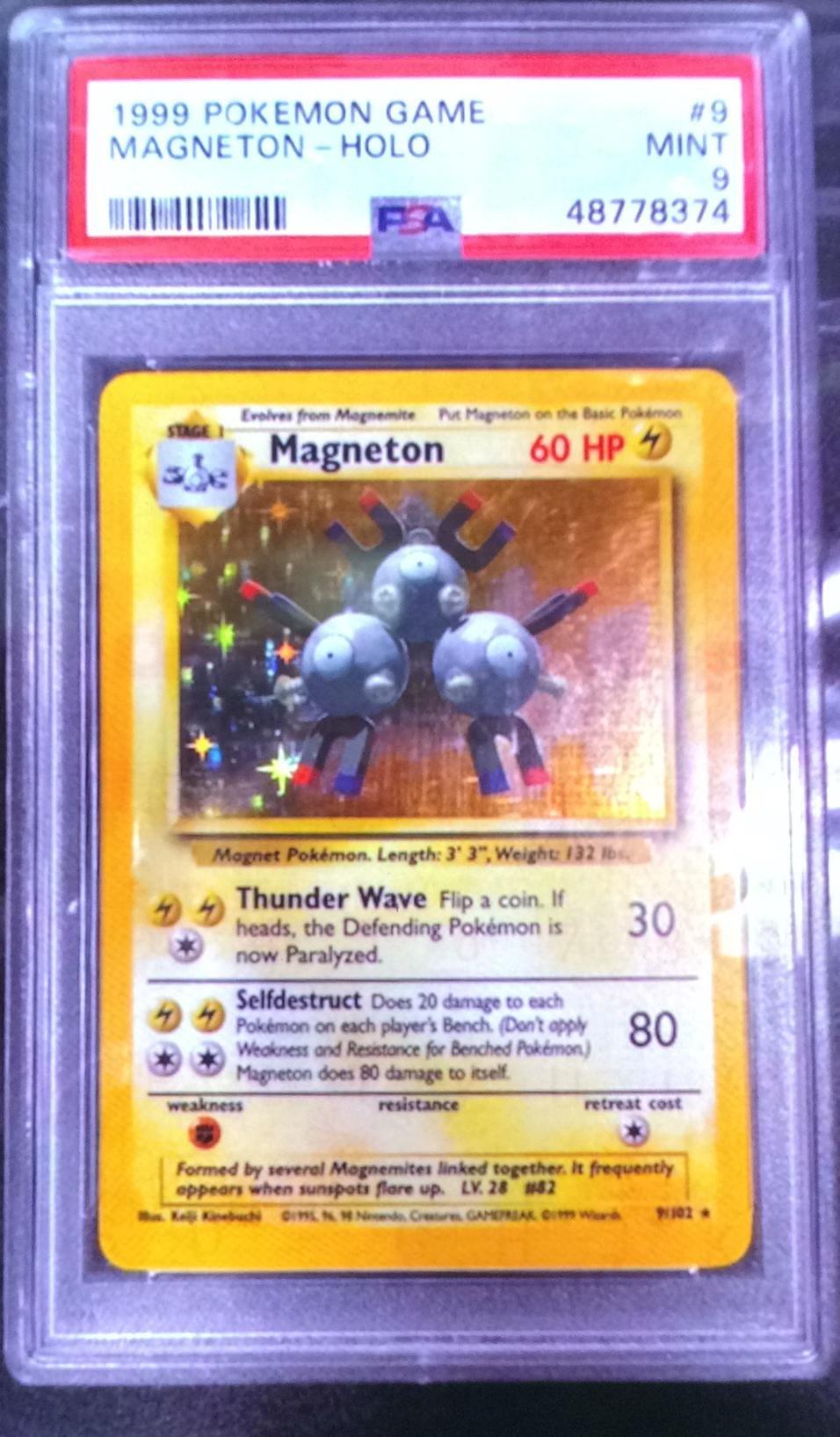 1999 Pokemon Game 9 Magneton-holo PSA 9 | GameStop