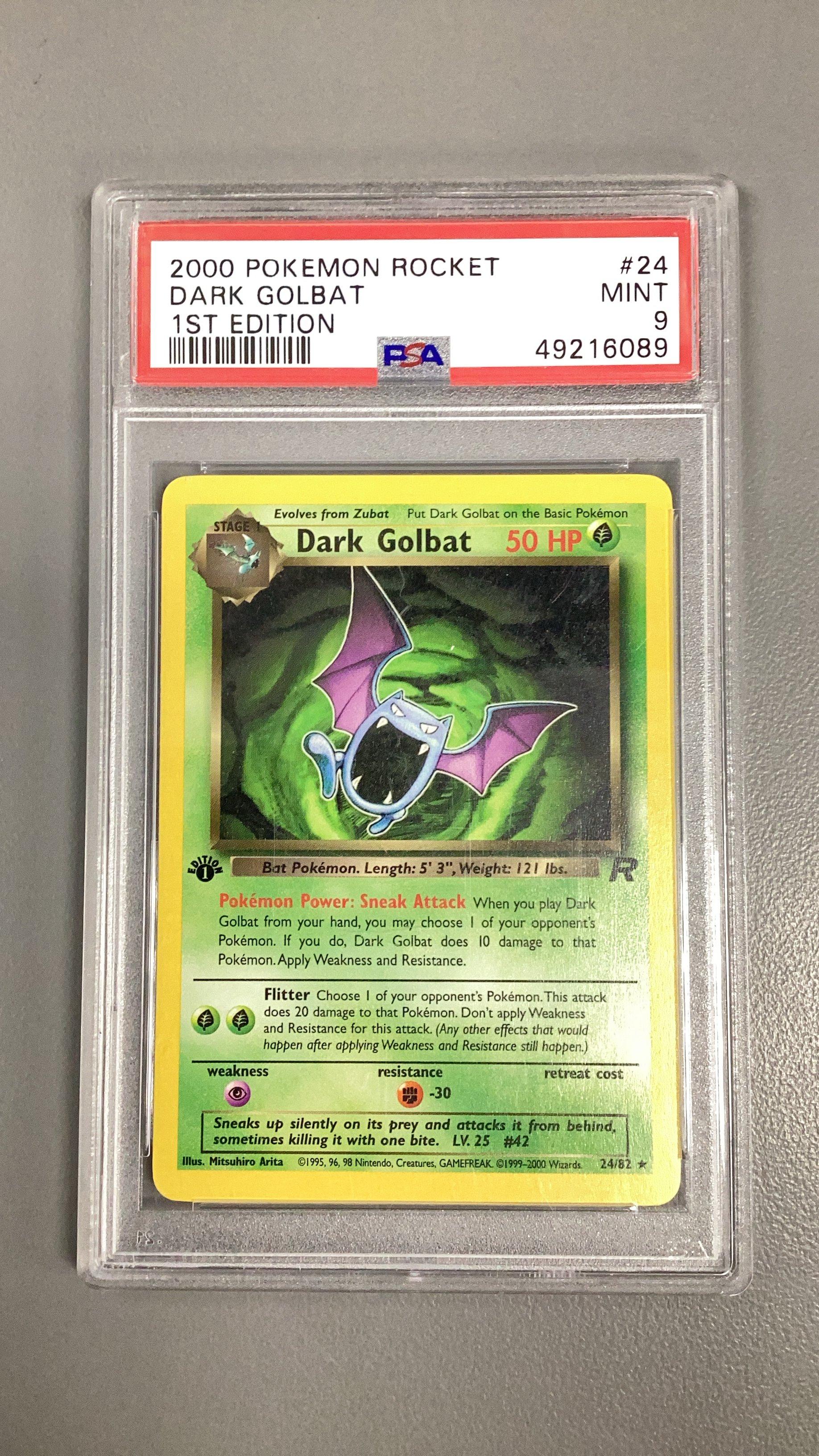 2000 Pokemon Rocket 24 Dark Golbat 1st Edition PSA 9 | GameStop