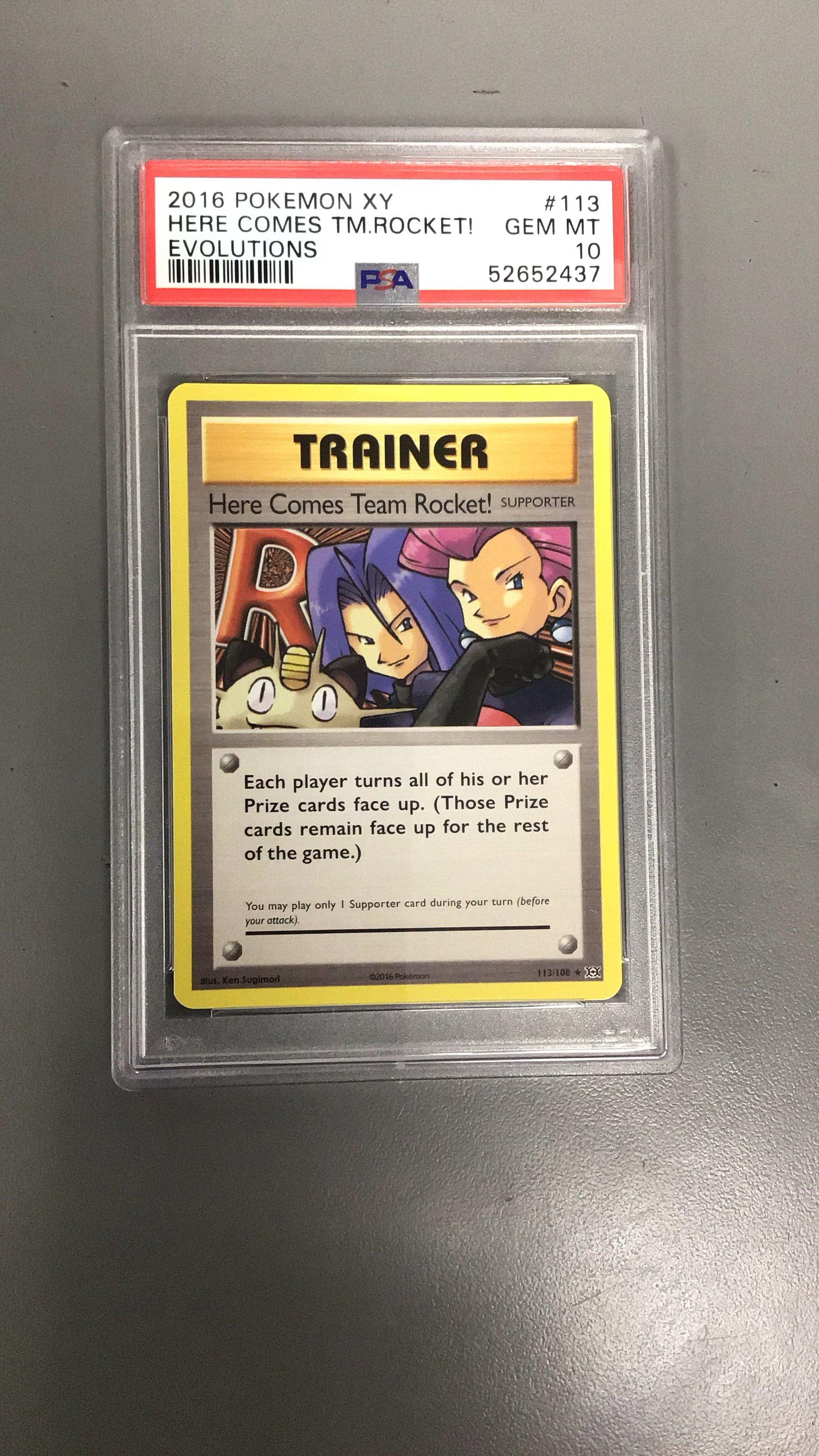 2016 Pokemon Xy Evolutions 113 Here Comes Team Rocket! PSA 10 | GameStop
