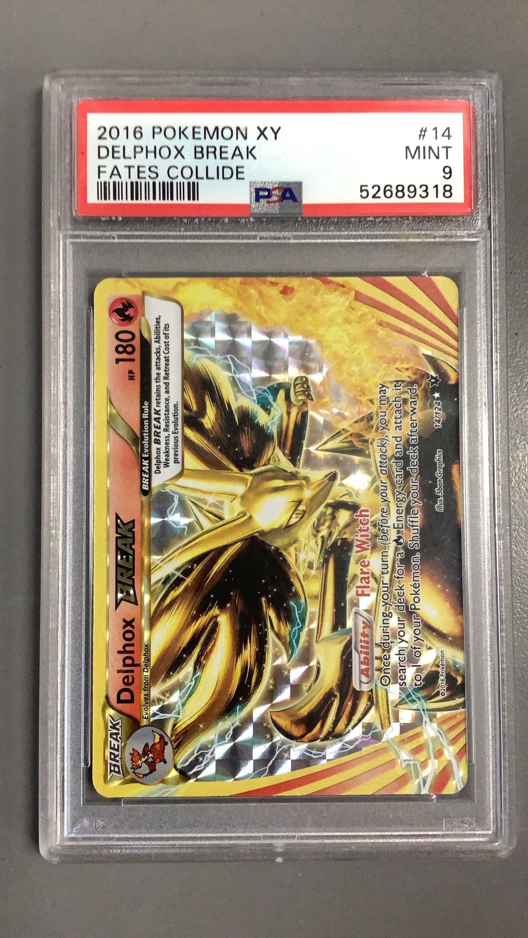 2016 Pokemon Xy Fates Collide 14 Delphox Break PSA 9 | GameStop